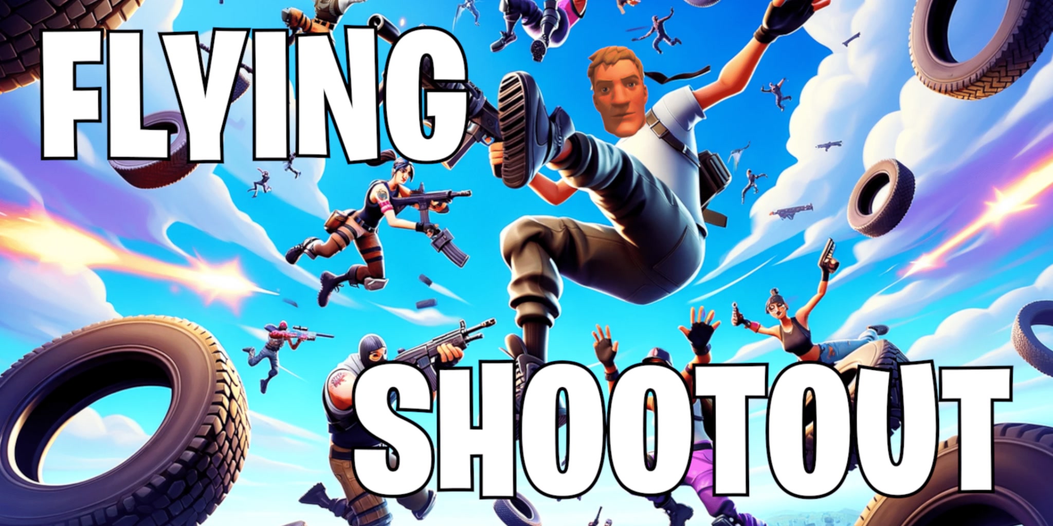 Flying Shootout 1885-6328-1834 by stelkai - Fortnite Creative Map Code ...