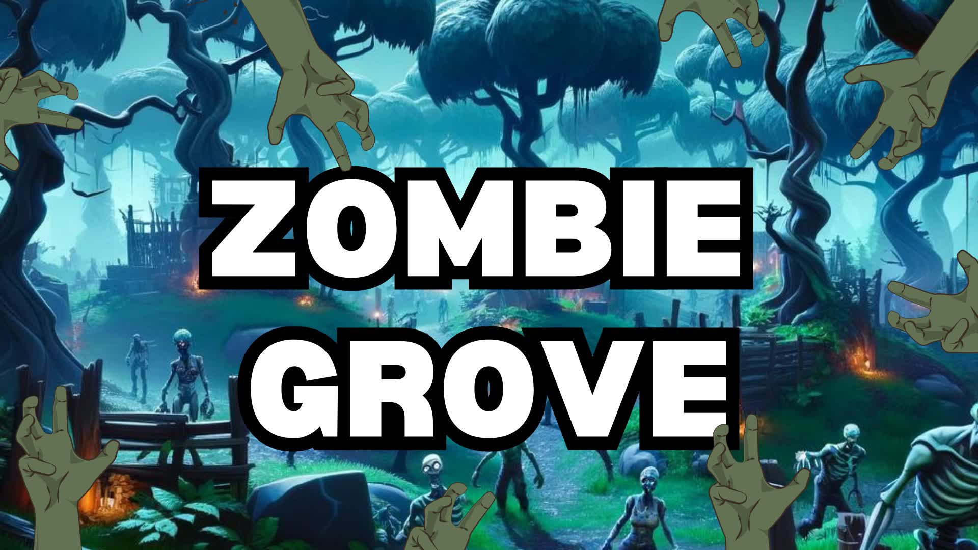 Zombie Grove 🧟‍♂️🌲 5566-0351-5604 by gismo - Fortnite Creative Map Code ...