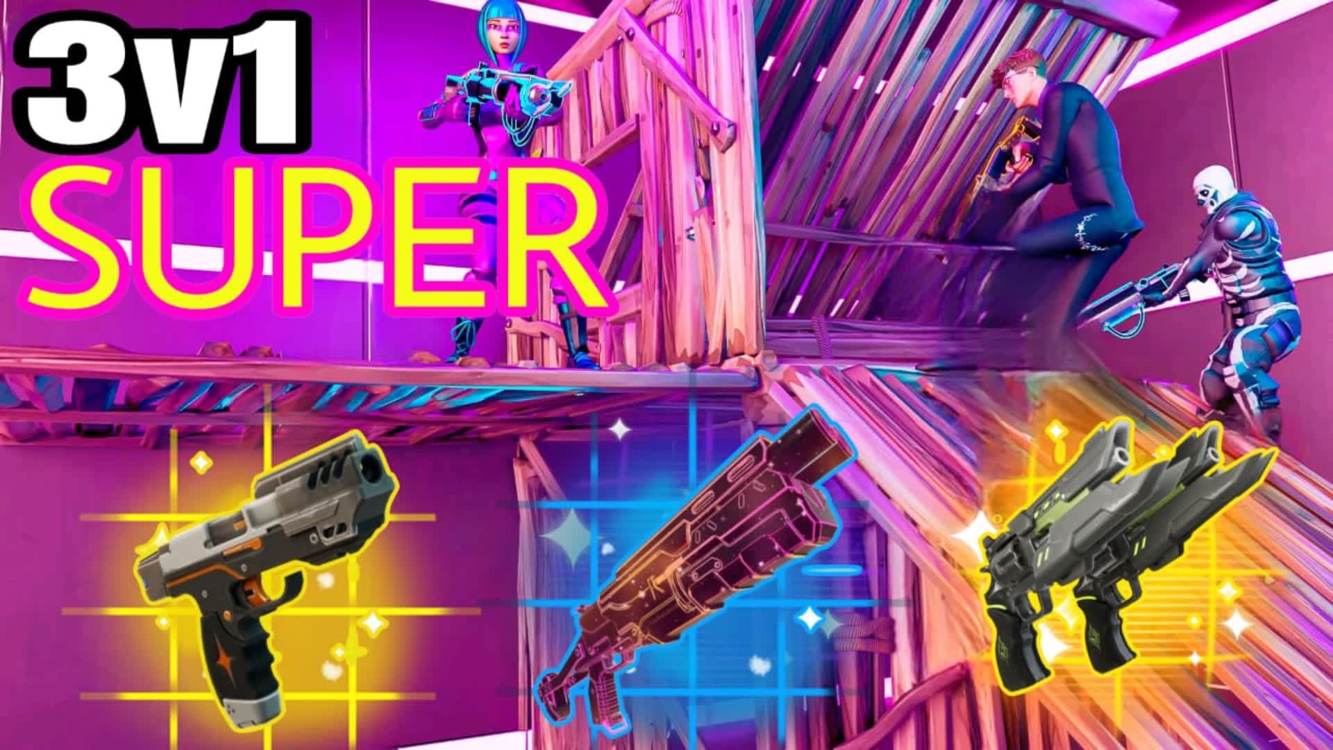 SUPER PIECE CONTROL 🏆 3V1 2445-7159-1062 by ha0 - Fortnite Creative Map Code - Fortnite.GG