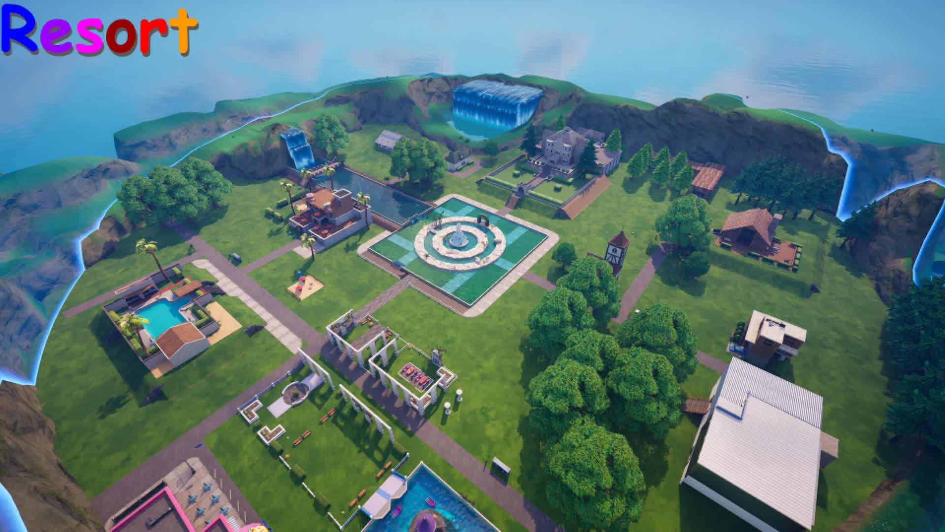 山のリゾート バトルロイヤル 8275-2973-2284 by creater_pi - Fortnite Creative Map ...