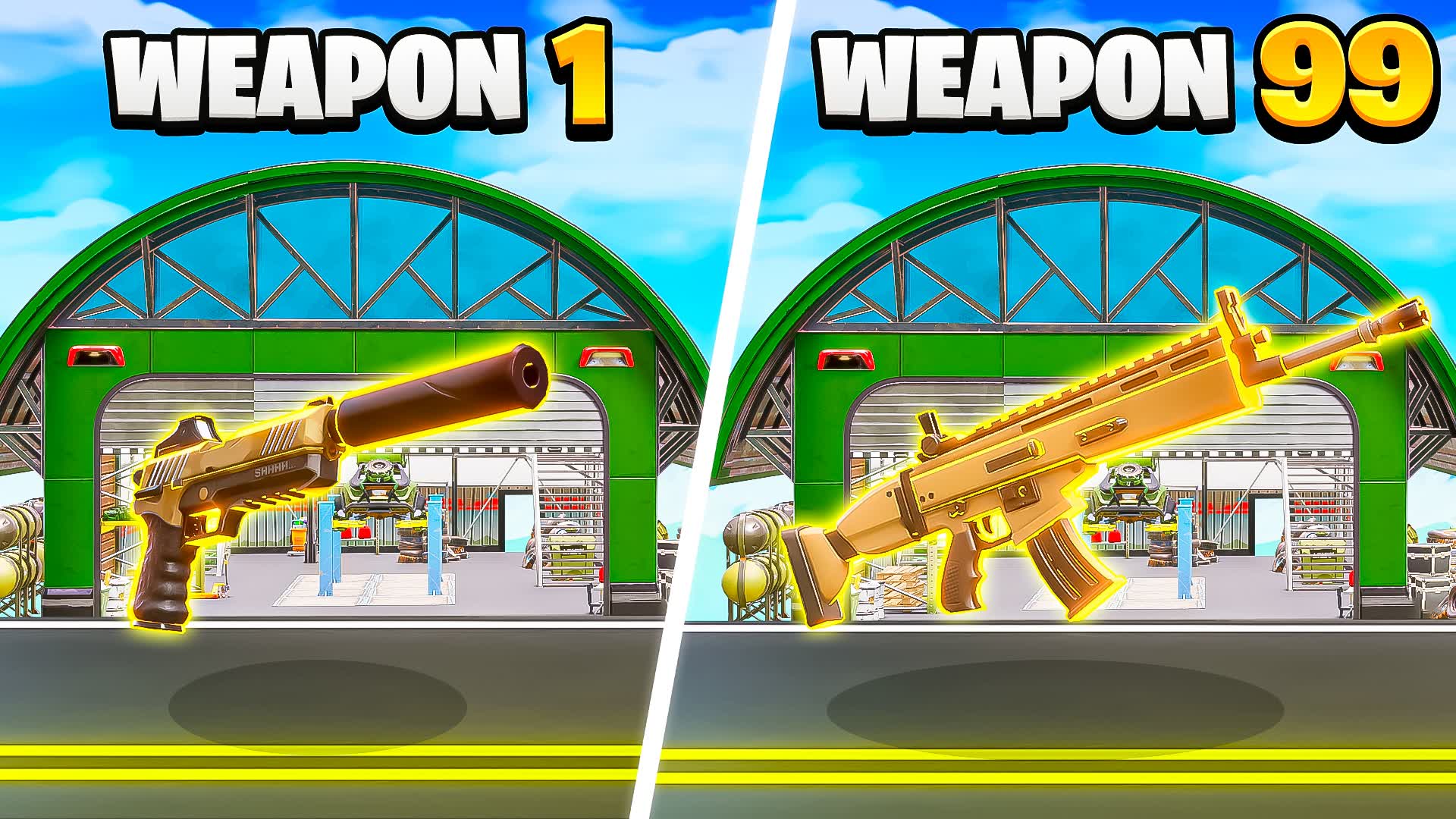 MILITARY GOLD INFINITE RANDOM GUNGAME🛩️ 9886-3471-8395 by drink ...