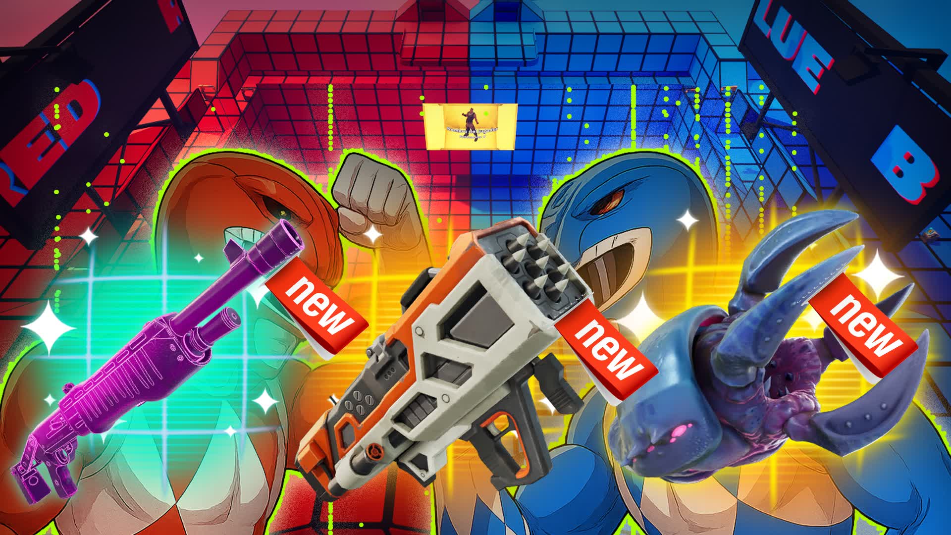 SUPER TOPIC RED VS BLUE 🔴🔵 1610-7949-9806 by tunietohd - Fortnite Creative Map Code - Fortnite.GG