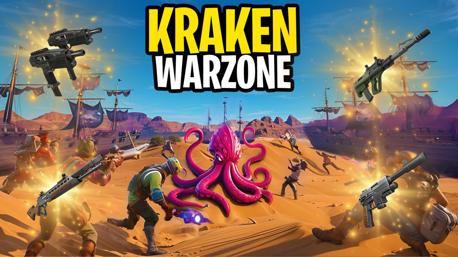 🦑 KRAKEN Free For All 🦑 2018-0893-3088 by hamouleh - Fortnite