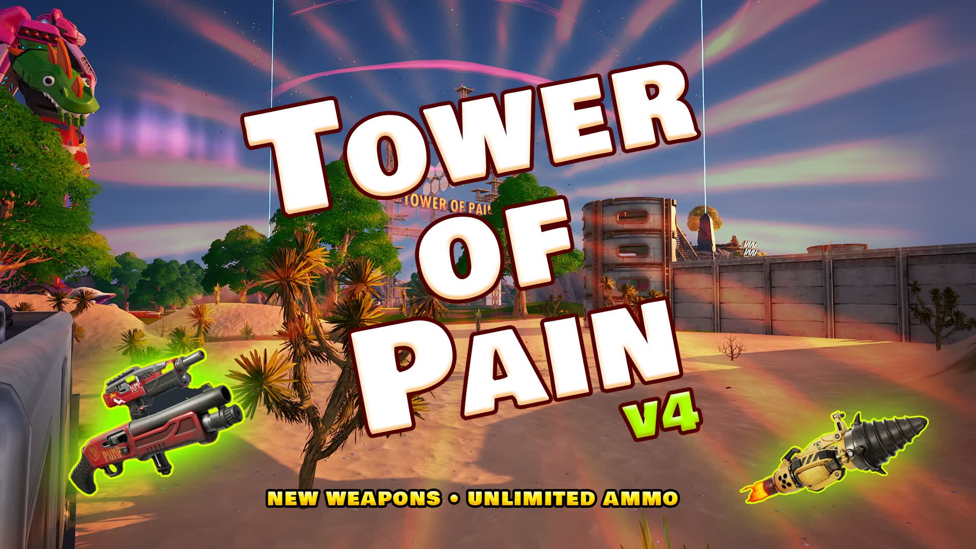 TOWER OF PAIN • V4 7632-7557-4569 by jerryvfx_hh - Fortnite Creative Map Code - Fortnite.GG