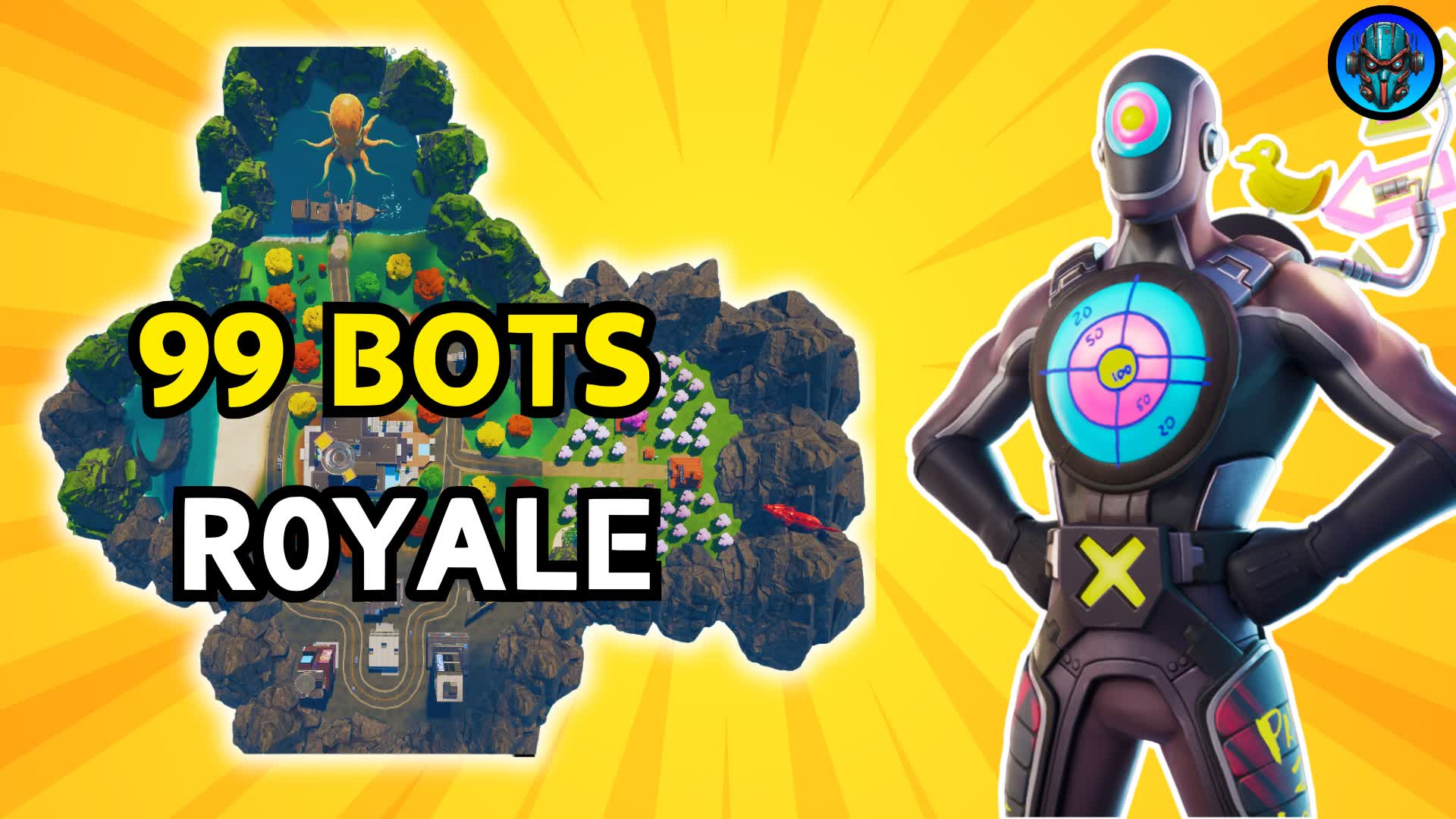 99 BOTS ROYALE 🤖 8644-5478-6172 by primevision - Fortnite Creative Map Code - Fortnite.GG