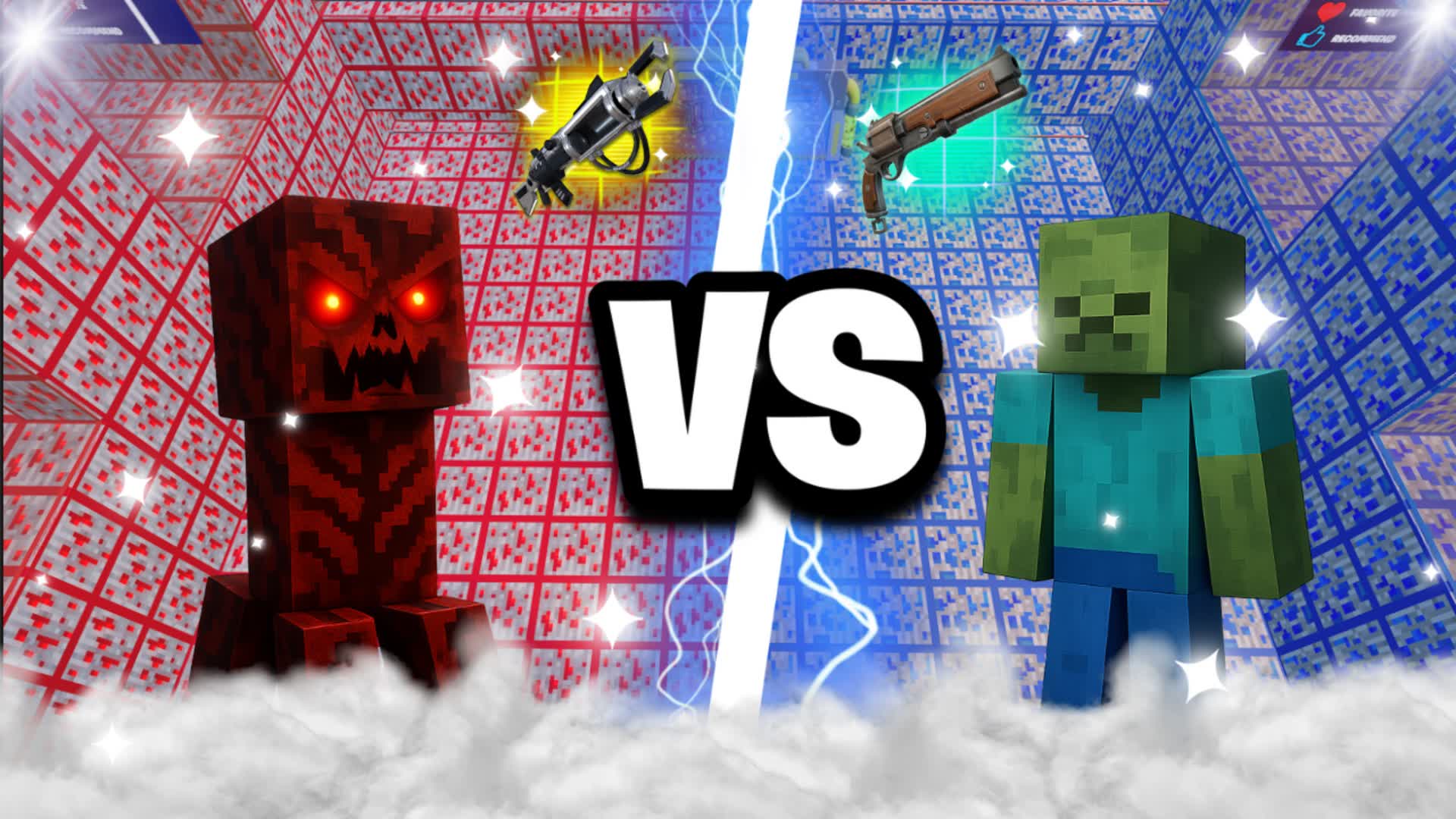 MINECRAFT🔴RED VS BLUE🔵 4286-6411-9592 by lolofnn - Fortnite Creative ...