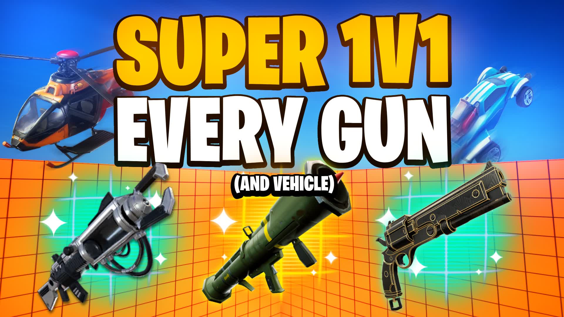 SUPER 1V1 WITH EVERY GUN 5214-0062-9461 by nowoo - Fortnite Creative Map Code - Fortnite.GG