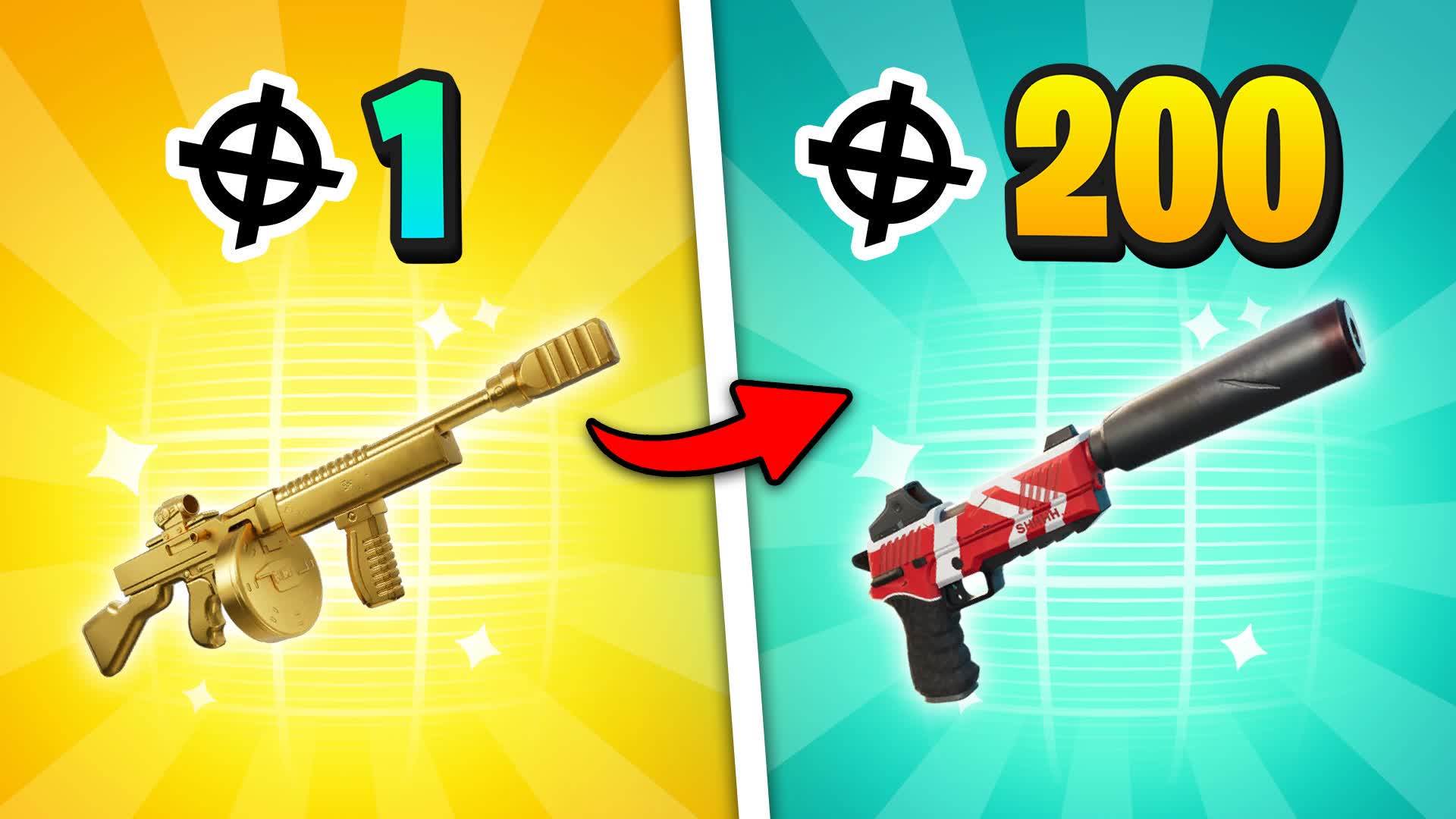 AVERAGE GUN GAME ONE SHOT 8057-8144-8616 by astranzr - Fortnite ...