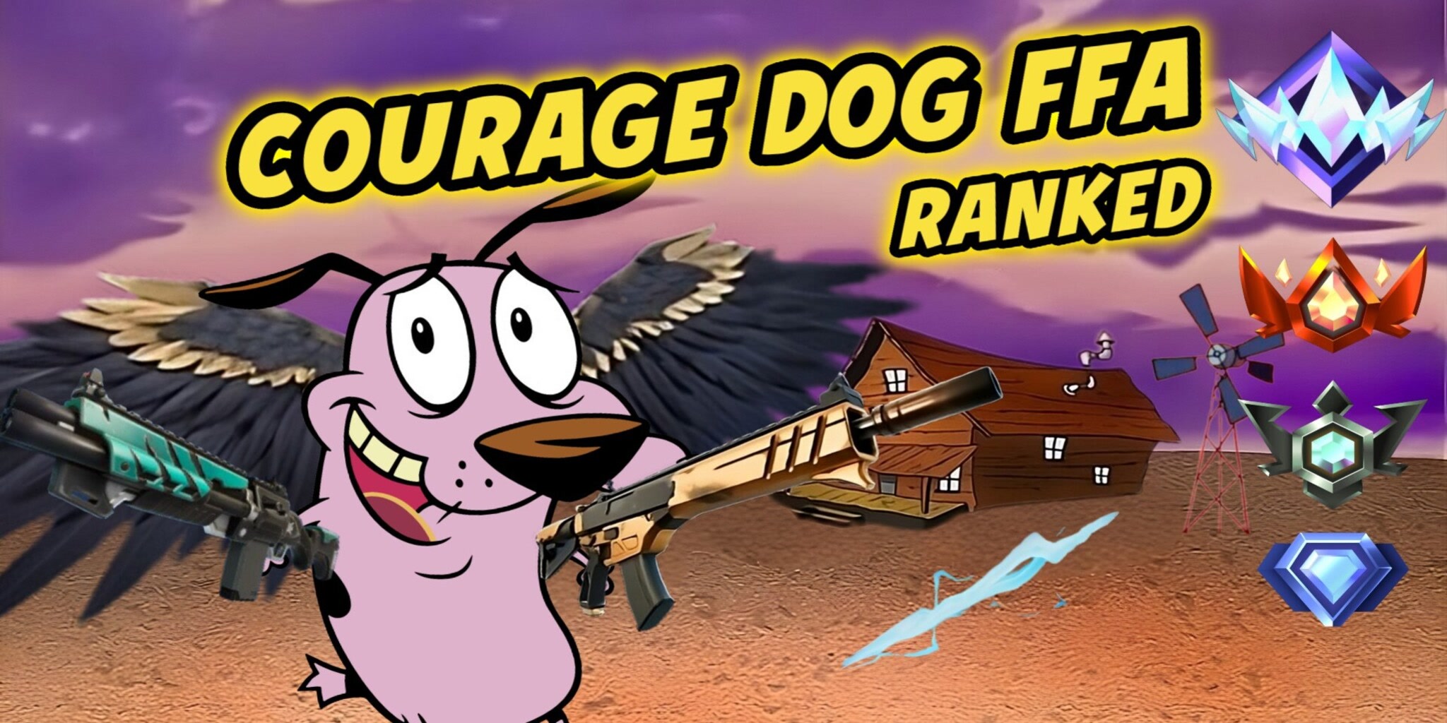 COURAGE DOG FFA RANKED 9744-3498-2131 by zaraki0710 - Fortnite Creative Map Code - Fortnite.GG