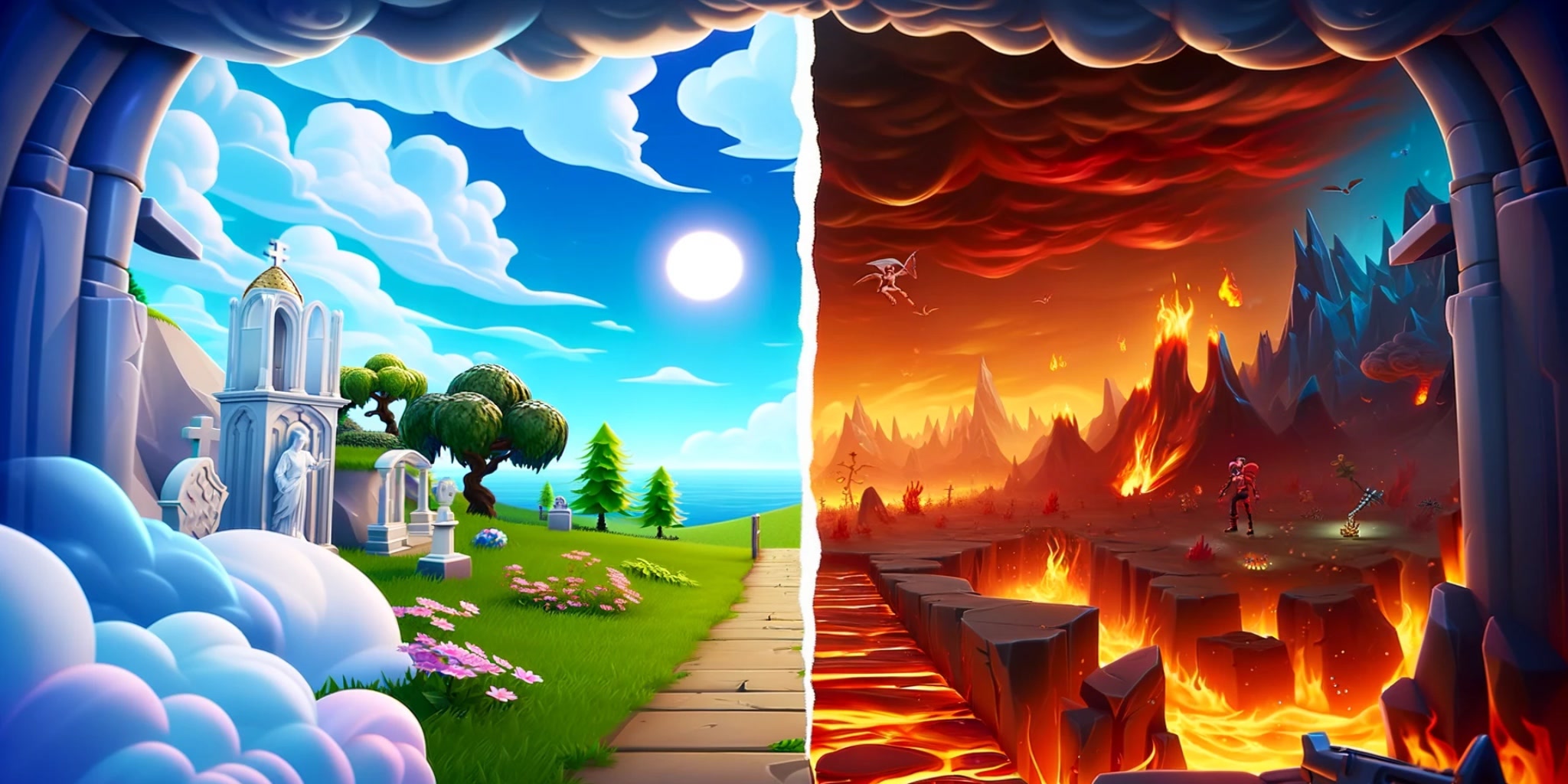 💘😇 CUPID VS DEVIL 😈 ️ 9379-0925-0437 by ezz - Fortnite Creative Map ...