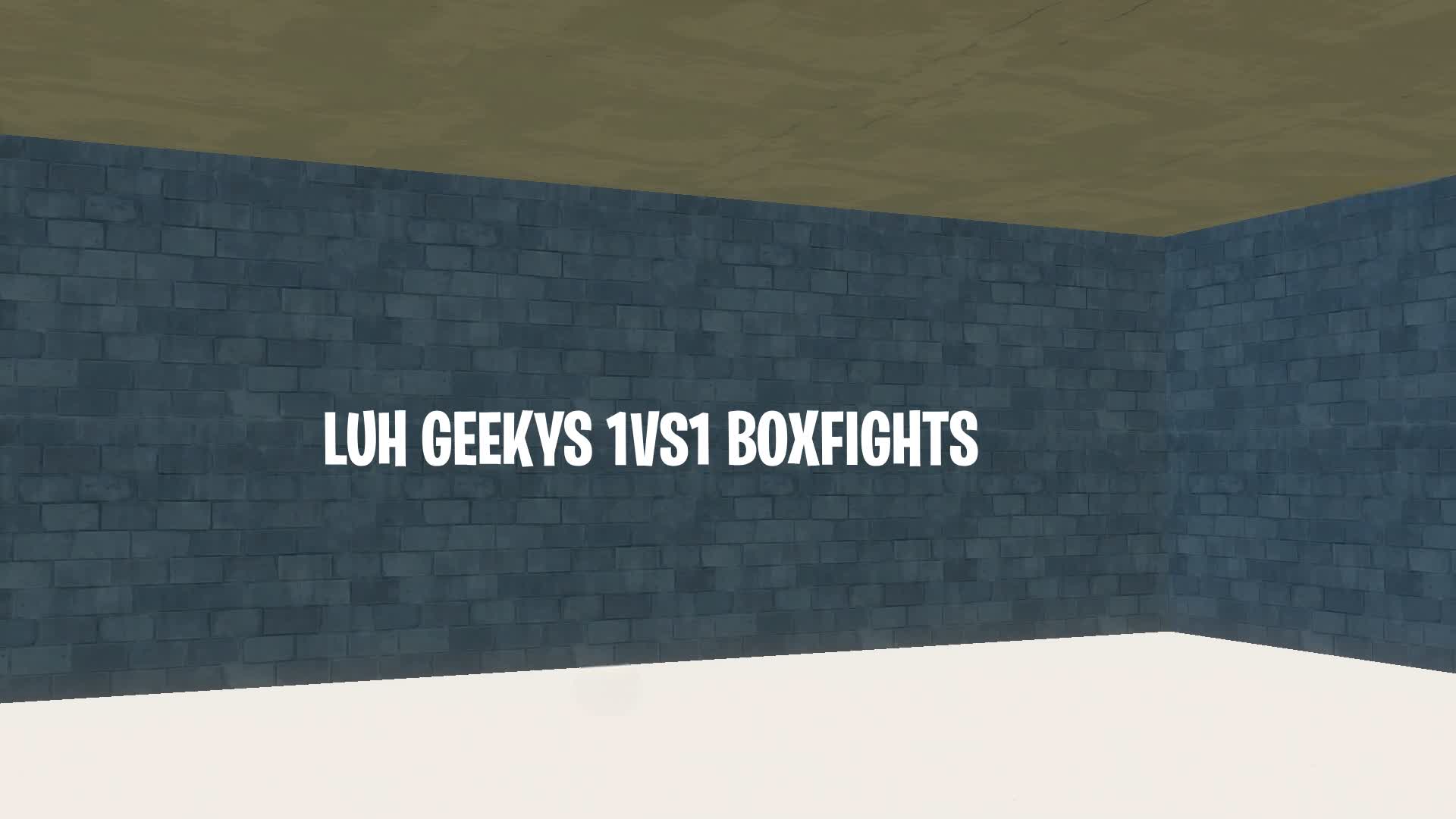 LUH GEEKYS 1V1 BOXFIGHTS 2448-6233-2561 by luh_geeky - Fortnite Creative Map Code - Fortnite.GG