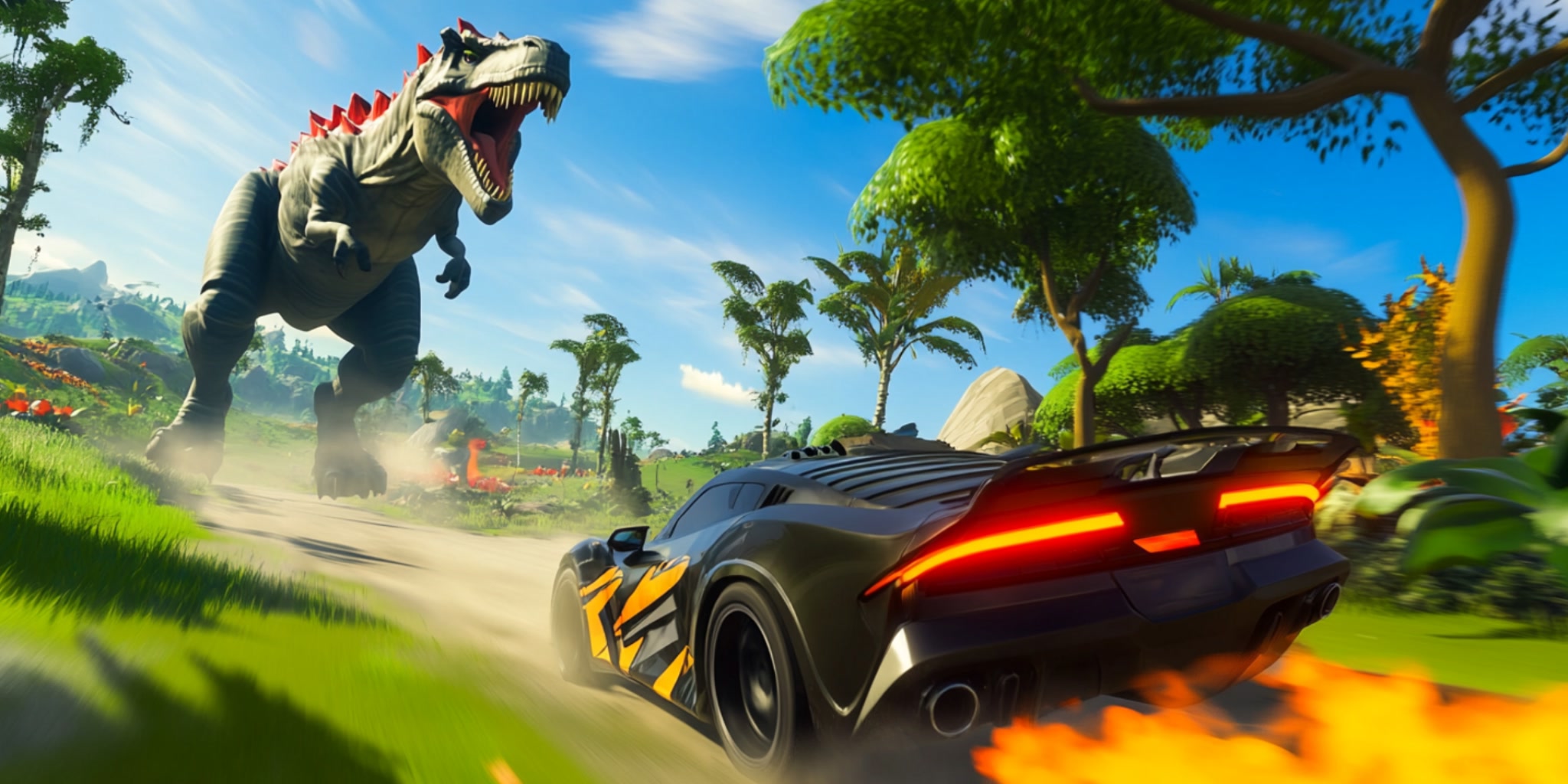 Dinosaur BOSS FIGHT DRIVE 2694-1927-9406 by chawewo - Fortnite Creative ...