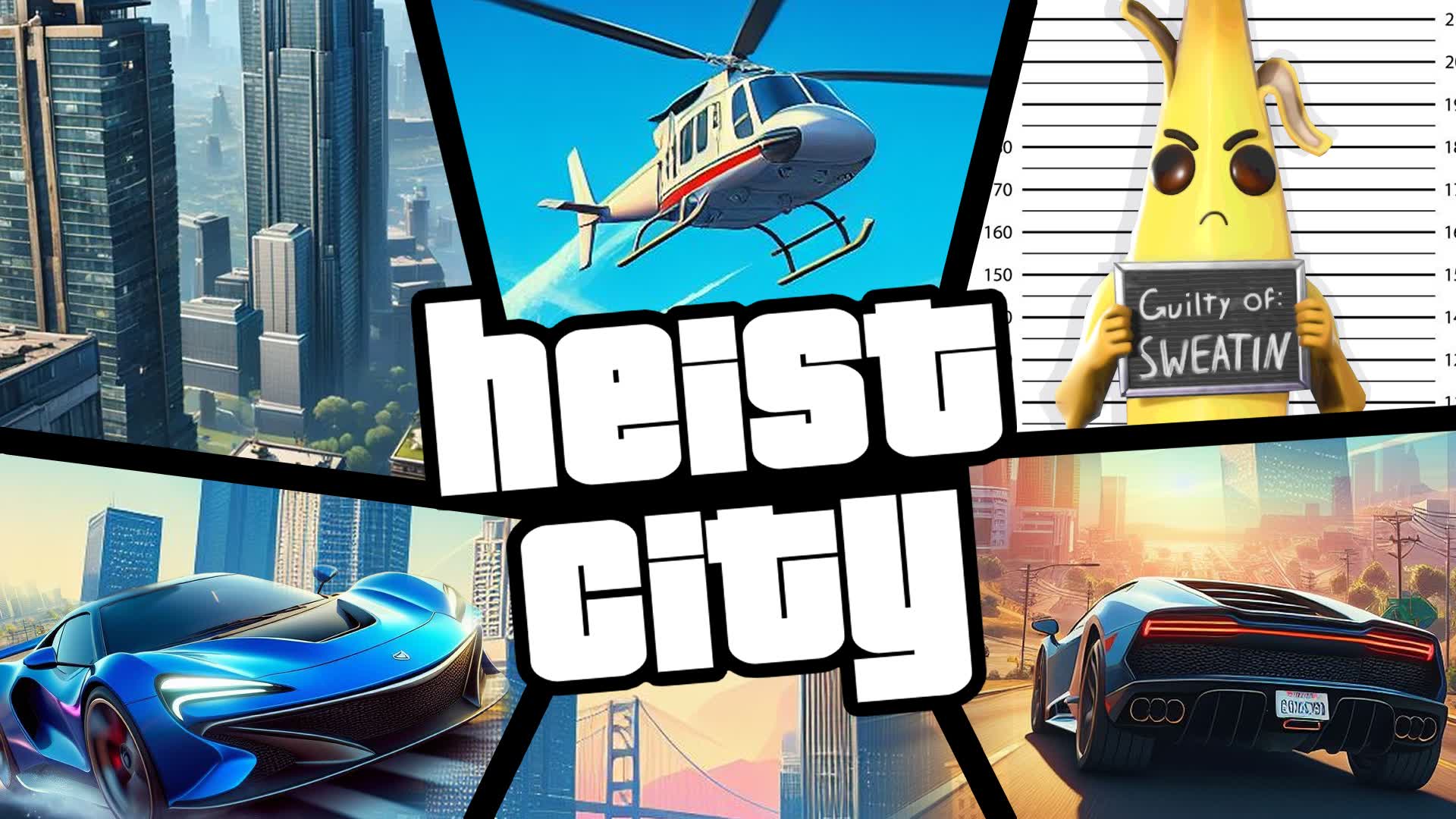 🚓 HEIST CITY 🚨 3728-5428-4280 by coolisushi - Fortnite Creative Map ...