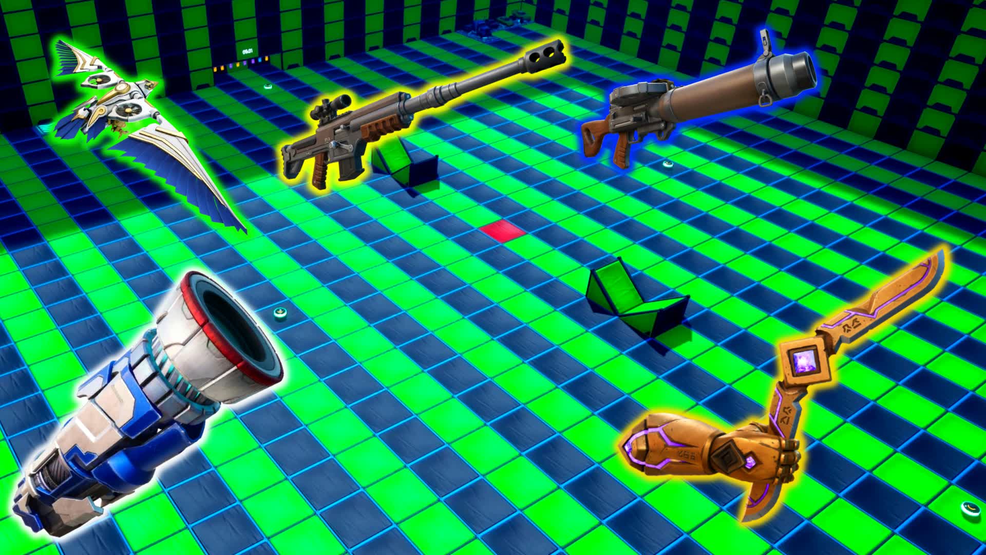 💚Green vs Black🖤 RUMBLE 5202-3852-8503 by wolfi - Fortnite Creative Map ...