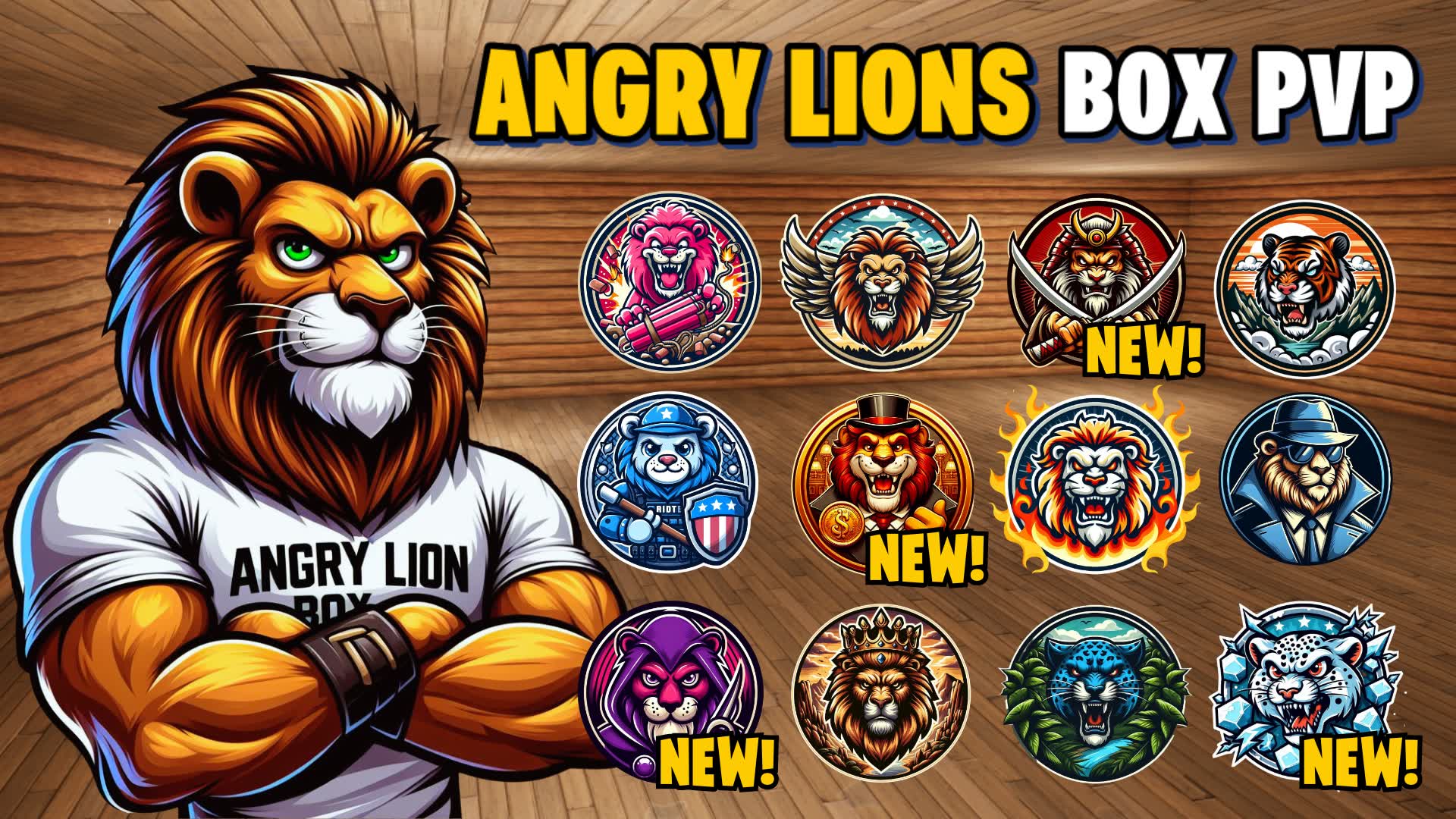🦁ANGRY LION BOX PVP📦 3218-8338-7900 من ابتكار bennyboys - Fortnite
