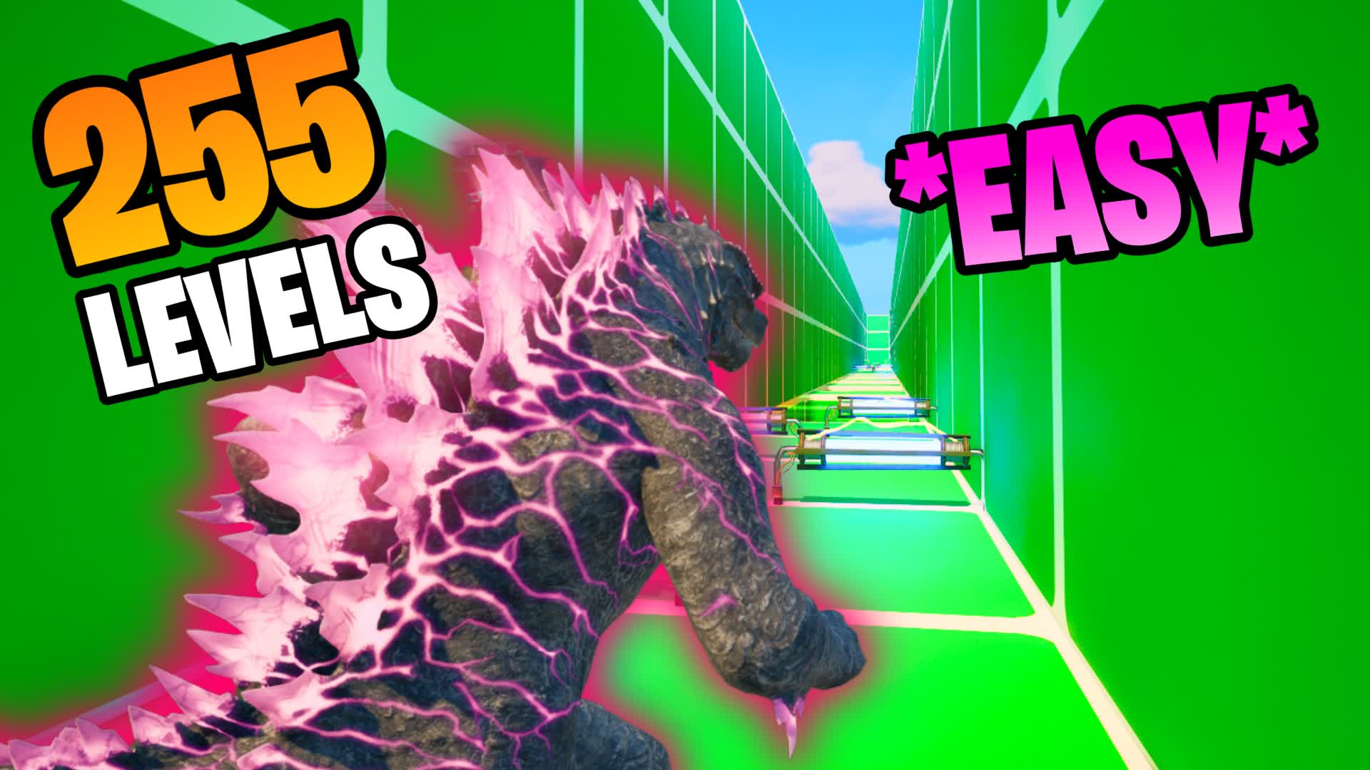 GODZILLA PARKOUR 250 LEVELS 1425-5087-7545 by mikelab - Fortnite ...