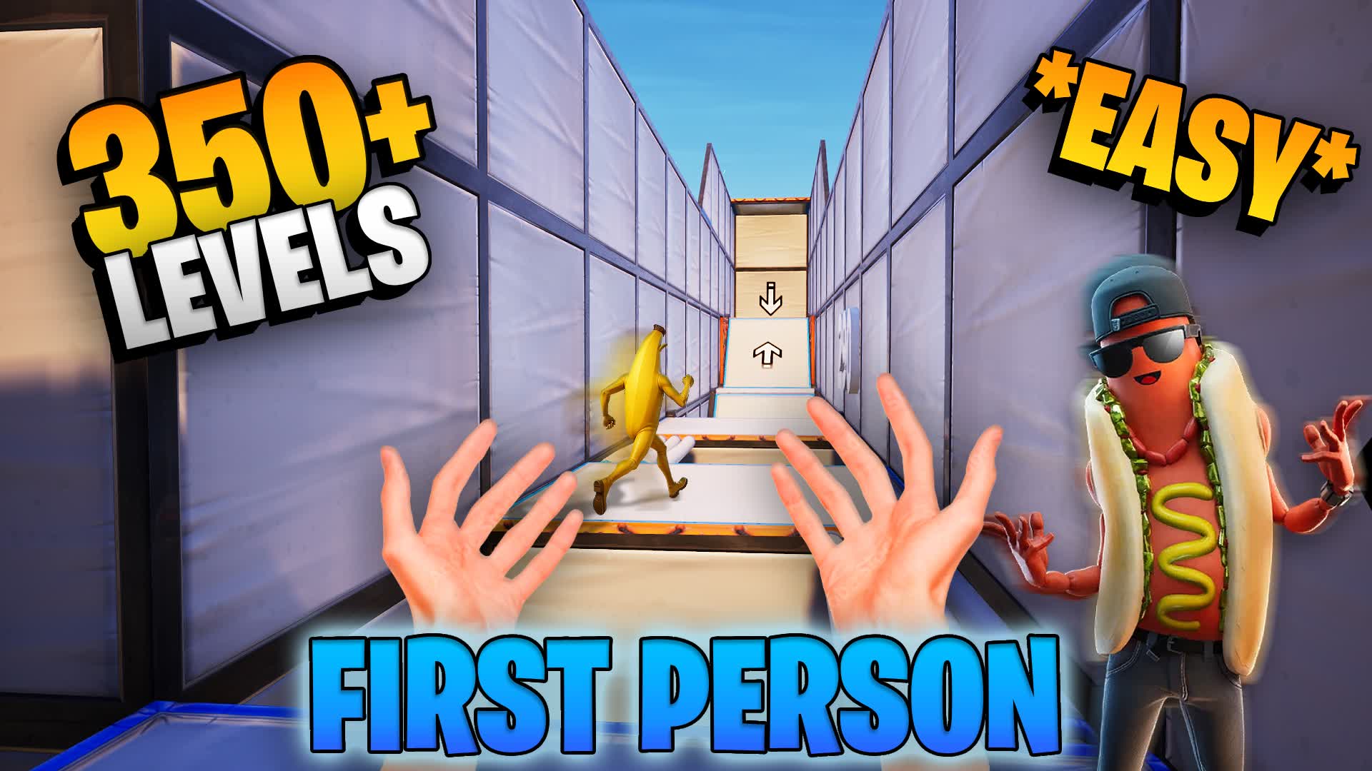 FIRST PERSON PARKOUR 350+ 7056-7674-0903 by skynite - Fortnite Creative ...