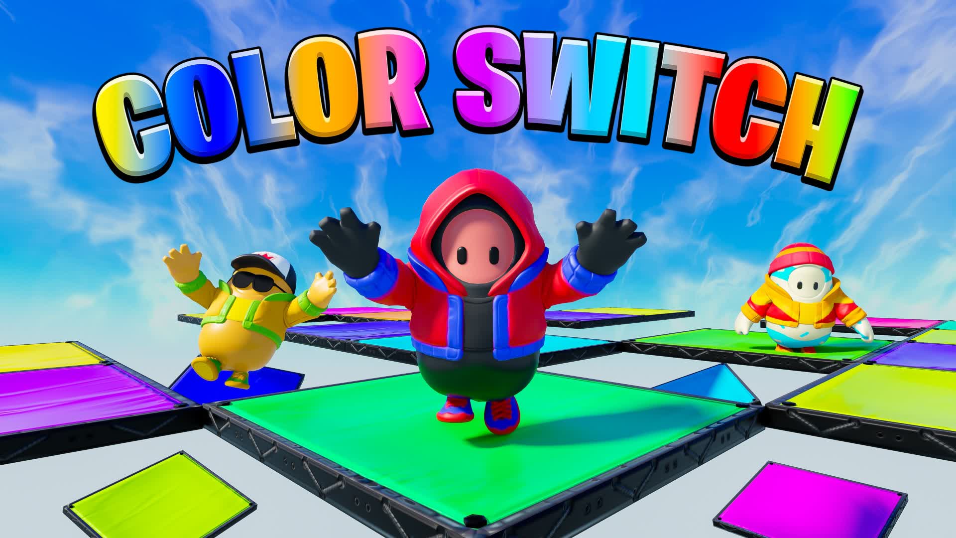 🌈FALL GUYS COLOR SWITCH🌈 6865-2709-3309 by javitz - Fortnite Creative ...