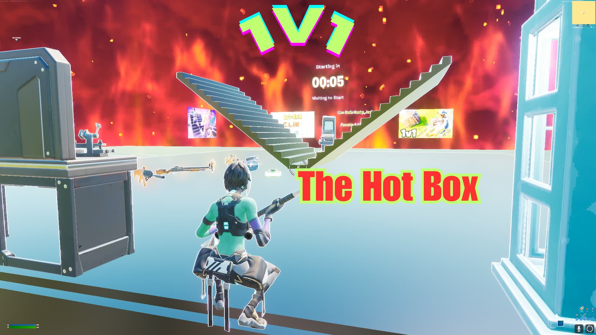 The Hot Box | 1v1 2069-7305-7020 by hashy_jash - Fortnite Creative Map ...