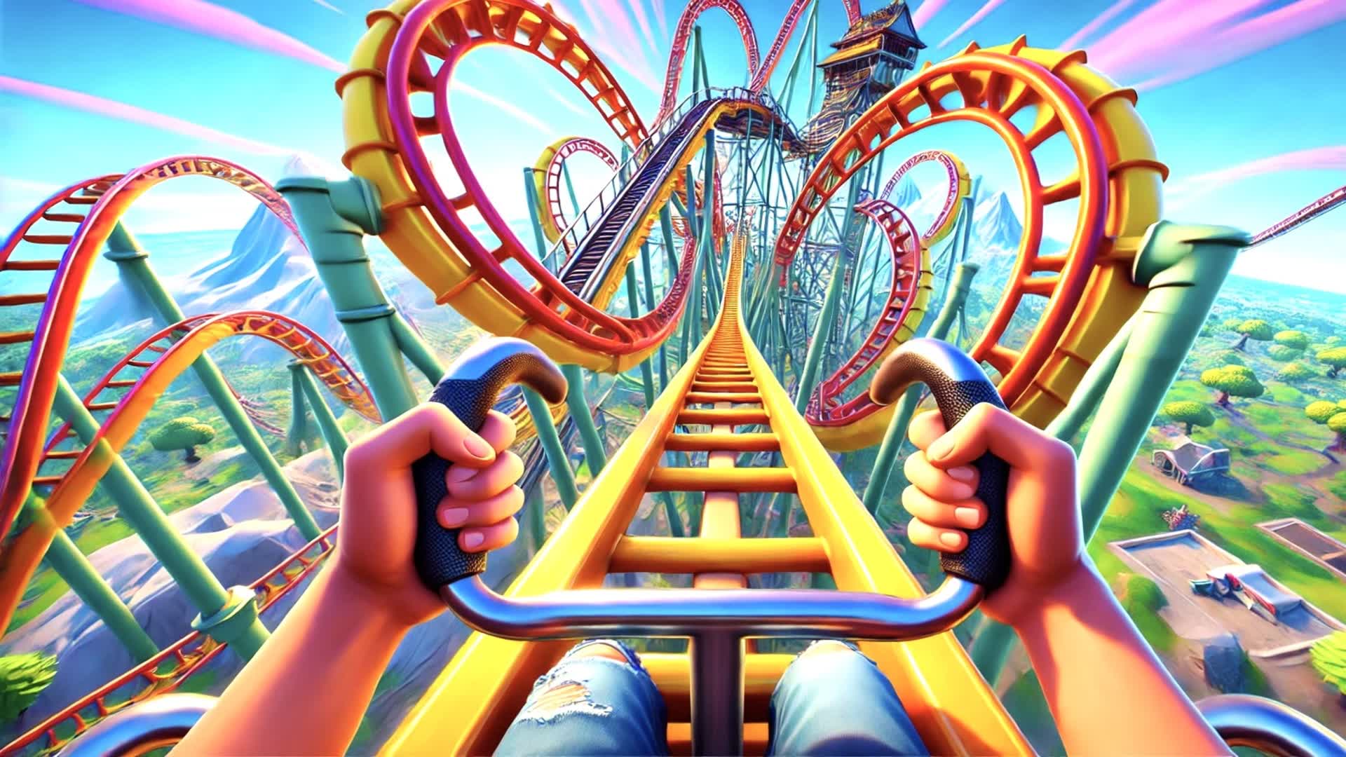 ROLLER COASTER 1294-4536-7481 by benjipala - Fortnite Creative Map Code ...