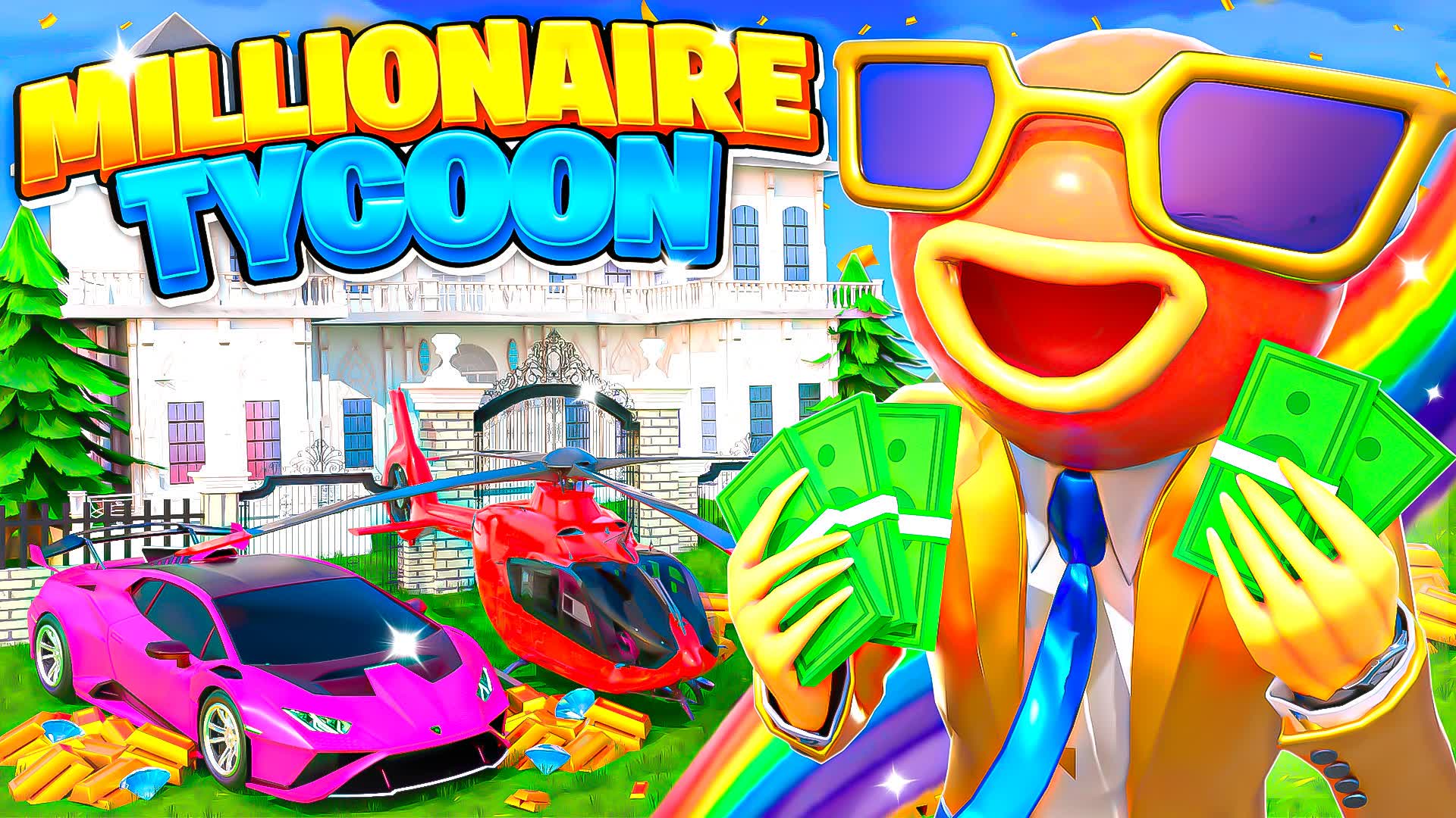 RICH MANSION TYCOON🤑 1232-7338-5987 by gozdzik - Fortnite Creative Map Code - Fortnite.GG