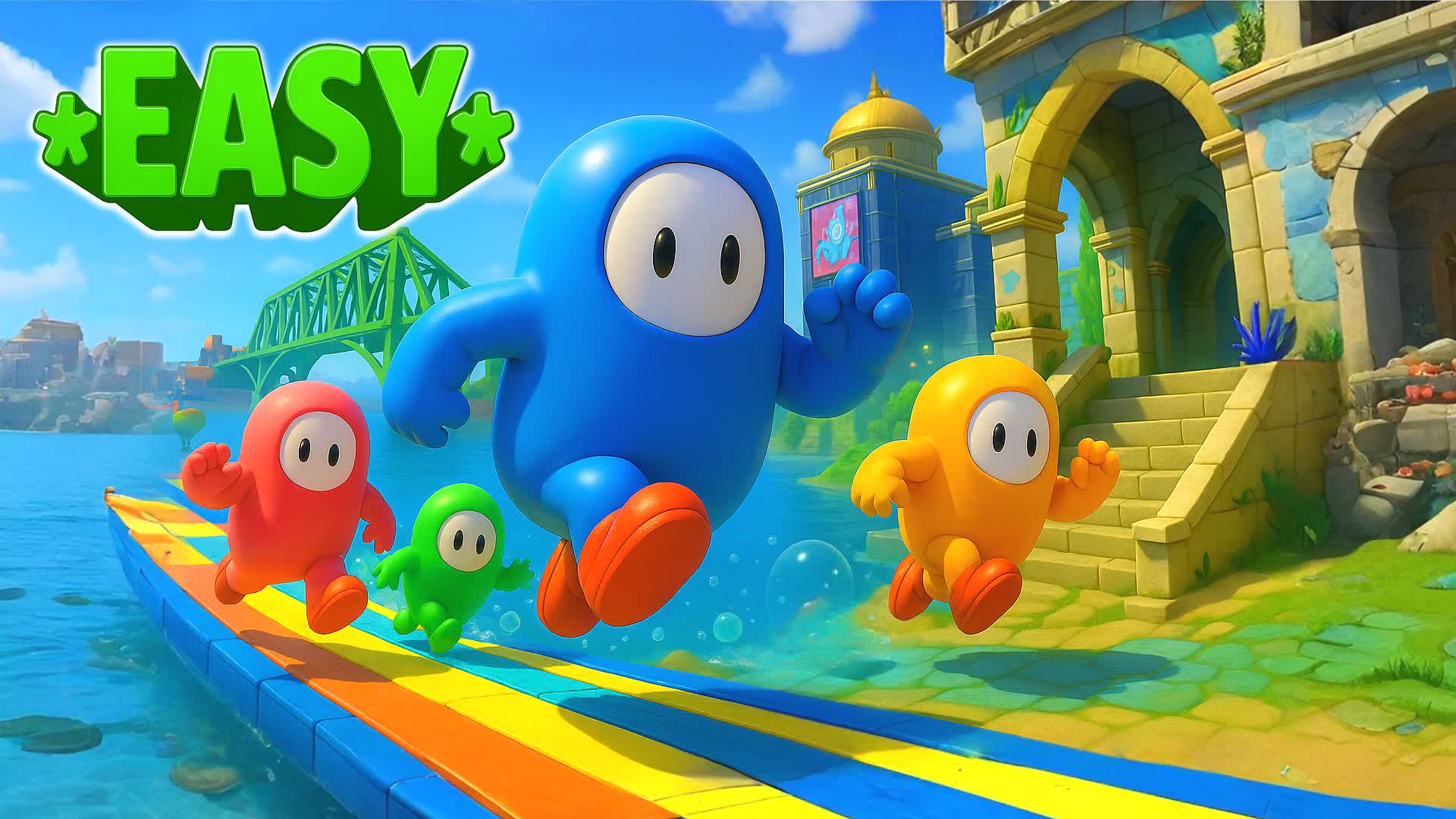 EASY RUN 🌈 OBSTACLE FUN 6265-0518-2208 by pixelmap - Fortnite Creative ...