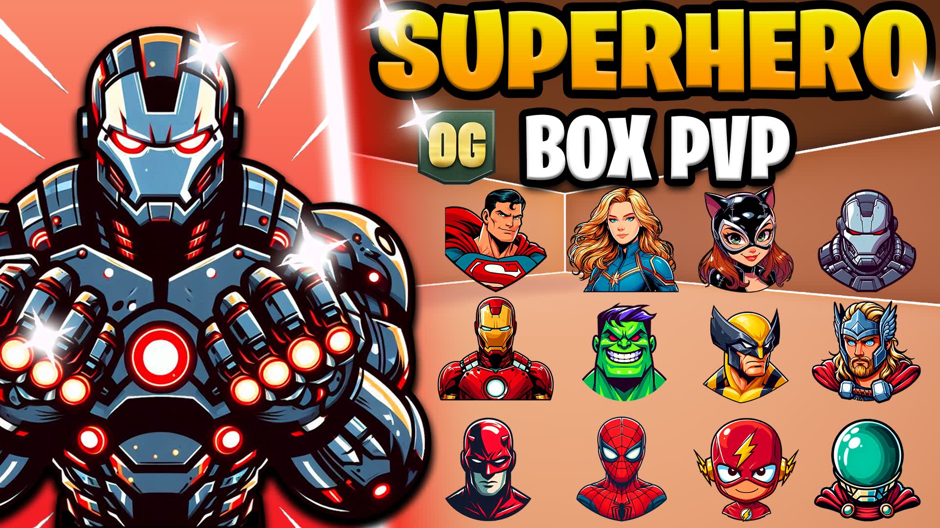 🦸OG SUPERHERO BOXFIGHTS📦 2930-2421-1948 من ابتكار real_moad - Fortnite