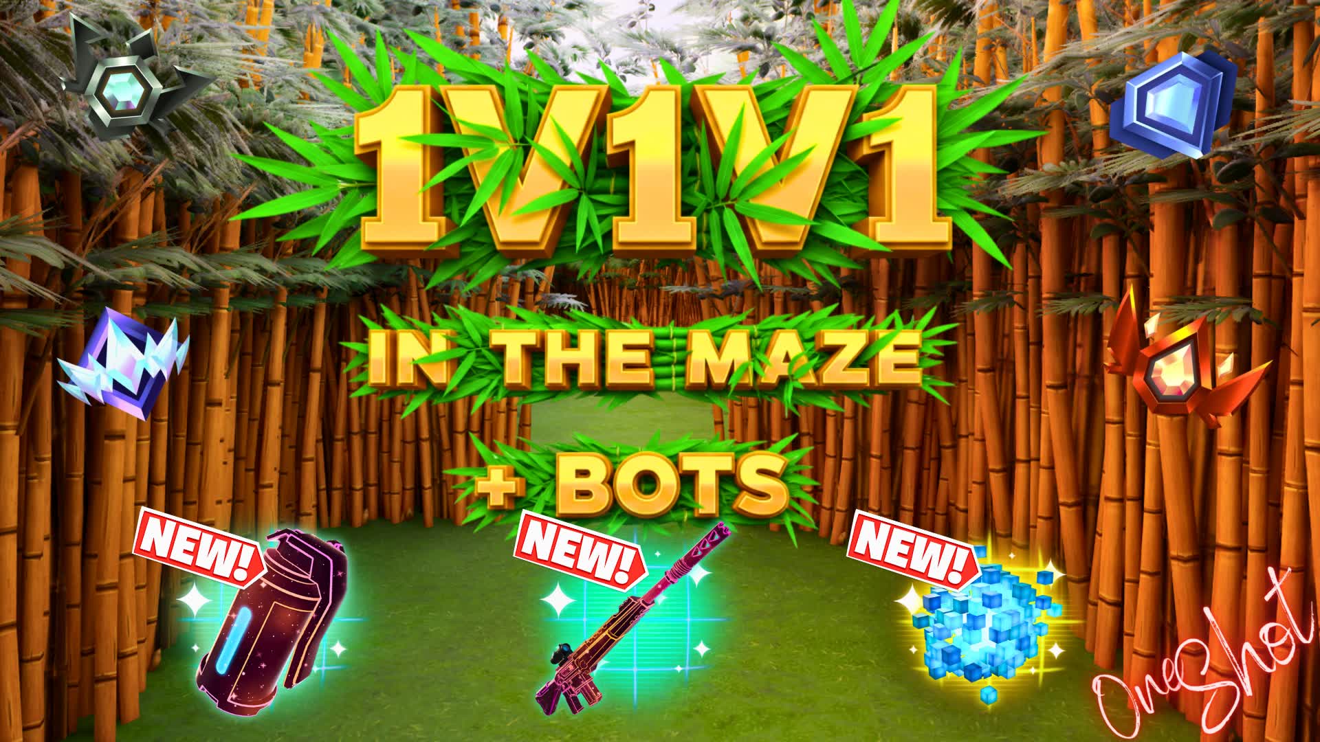 1V1V1 THE MAZE 0799-8762-0933 by ezoneshottt - Fortnite Creative Map ...