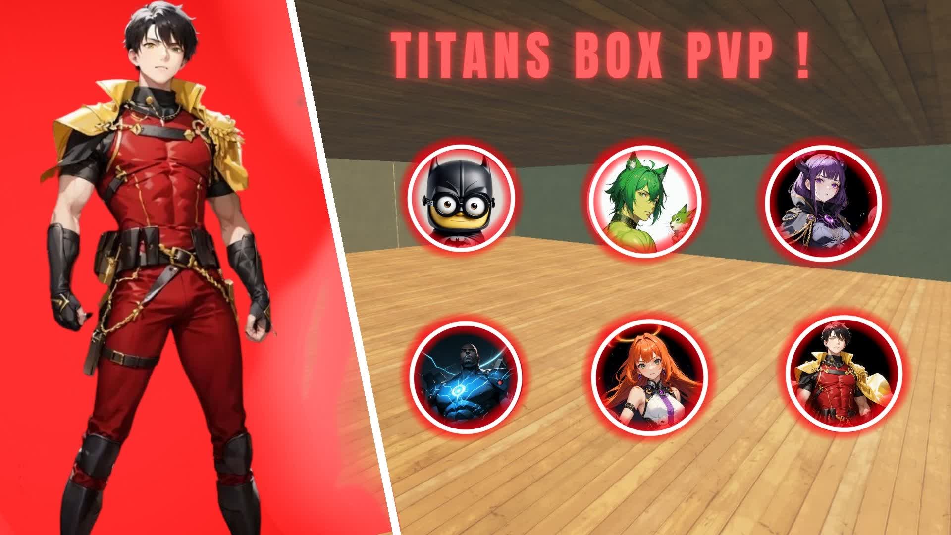 🏙 TITANS BOX PVP 🏙 5022-9749-2283 by storyfires - Fortnite Creative Map Code - Fortnite.GG