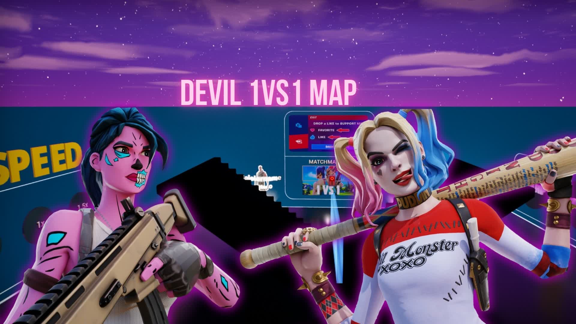 1v1 Map devil 4461-1497-6755 by clipsdevil - Fortnite Creative Map Code ...