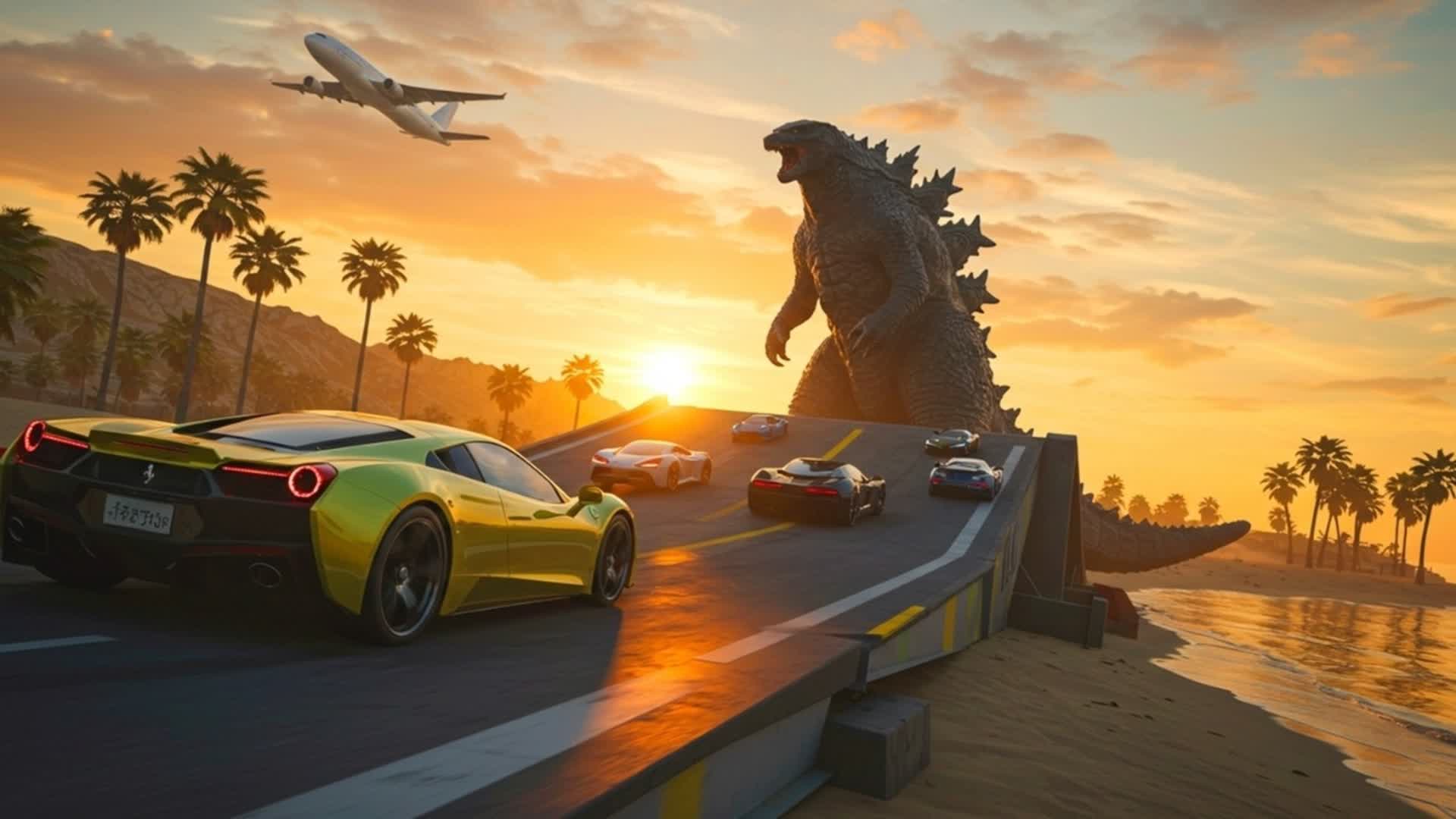 🌄 GODZILLA MEGA DRIVE 🌄 0534-9197-6604 by philip2w - Fortnite Creative ...