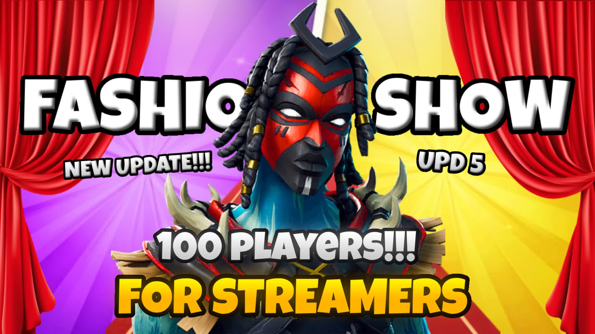 🔴100 Players Fashion Show for Streamers 2743-1729-6816 by tupolix ...