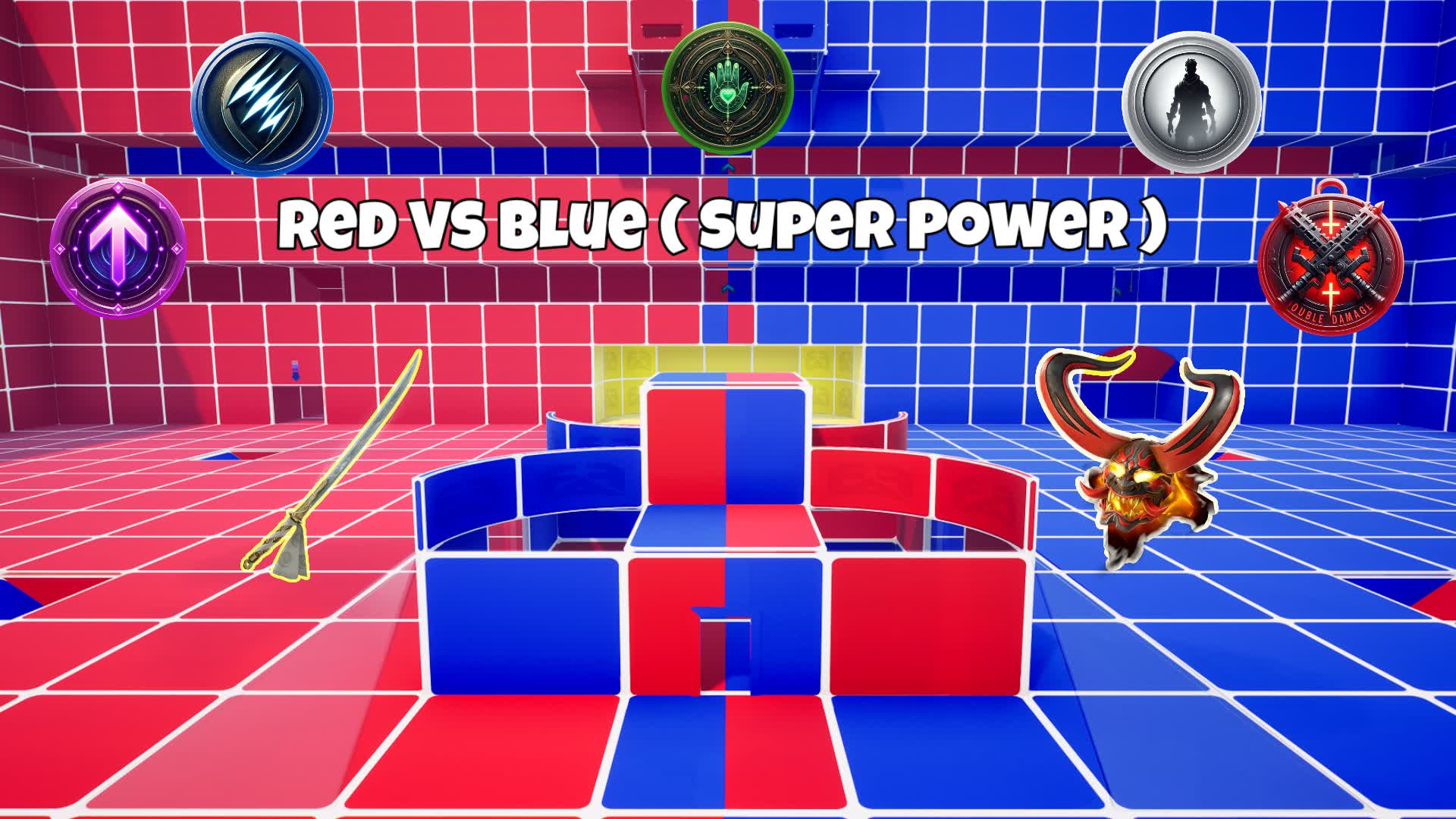 Red Vs Blue ( Super Power ) 5361-0389-1509 by faf - Fortnite Creative ...