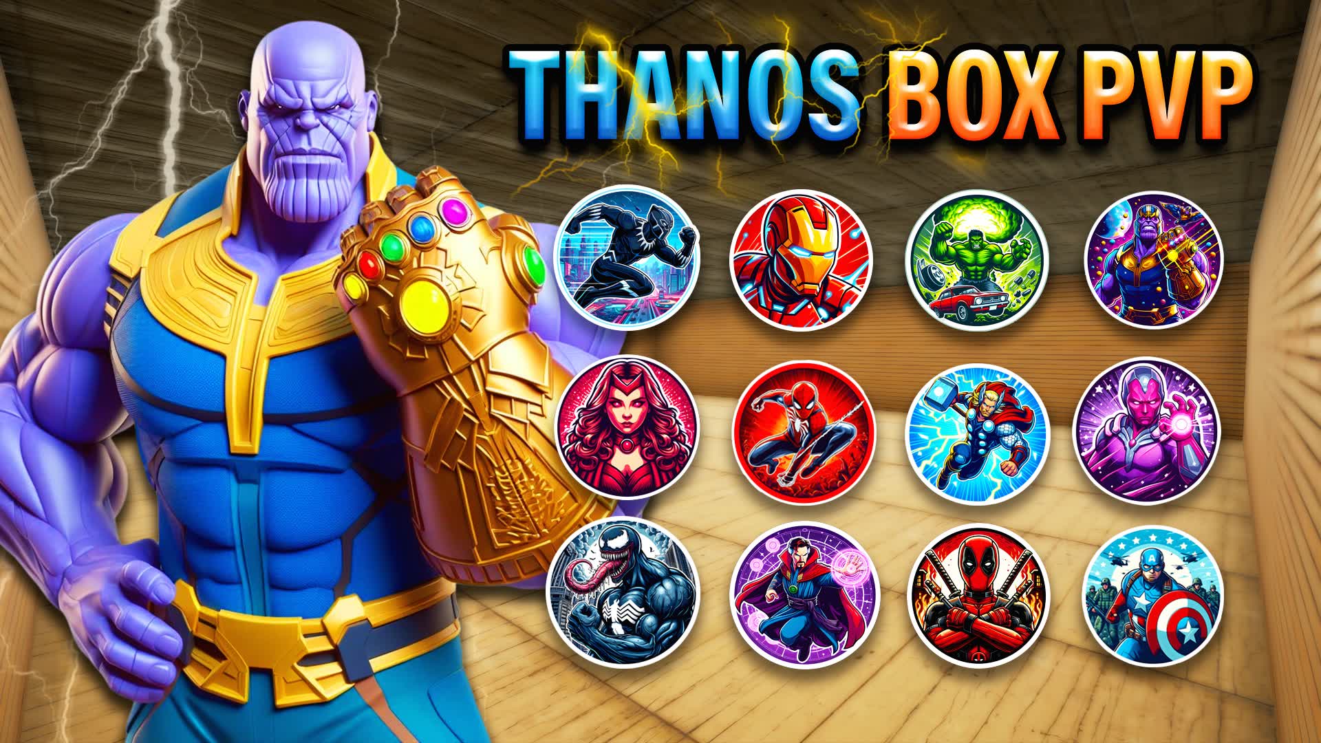 THANOS BOX PVP📦 1997-1475-0757 by lostfn - Fortnite Creative Map Code - Fortnite.GG