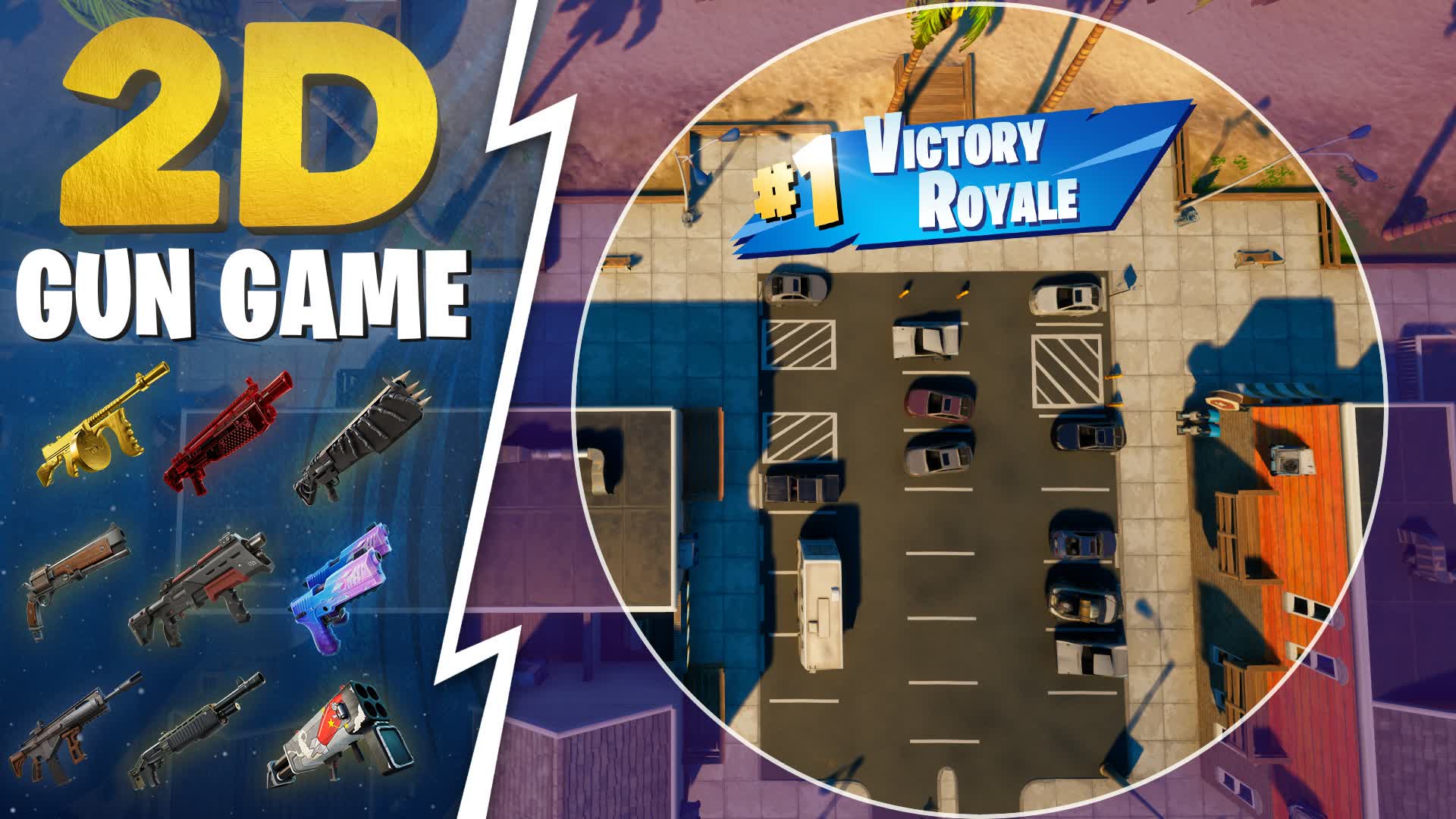 2D SWEATY SANDS GUN GAME ONE SHOT🏖️ 3613-5343-2097 by steiner ...