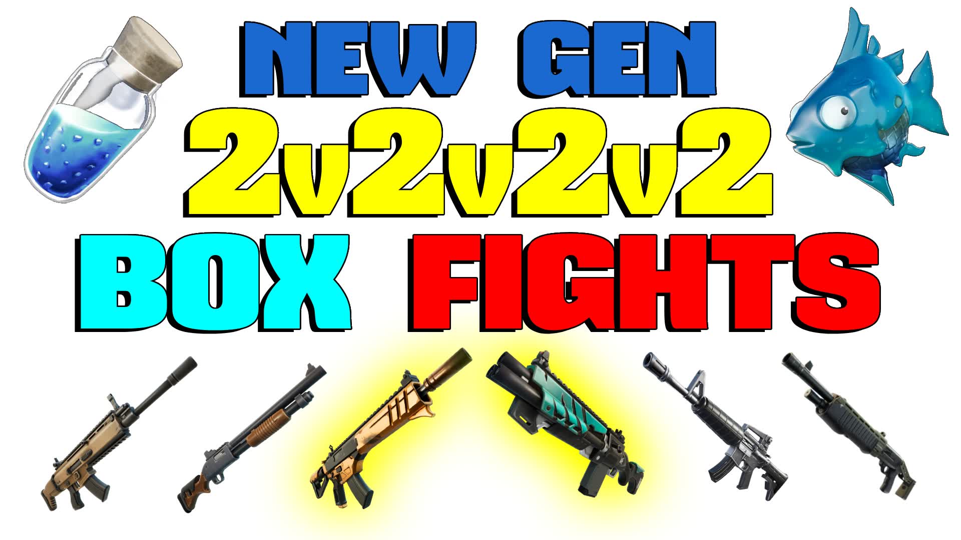 BOX FIGHT (2V2V2V2) NEW GEN 9474-4656-7848 by ibuildmaps - Fortnite