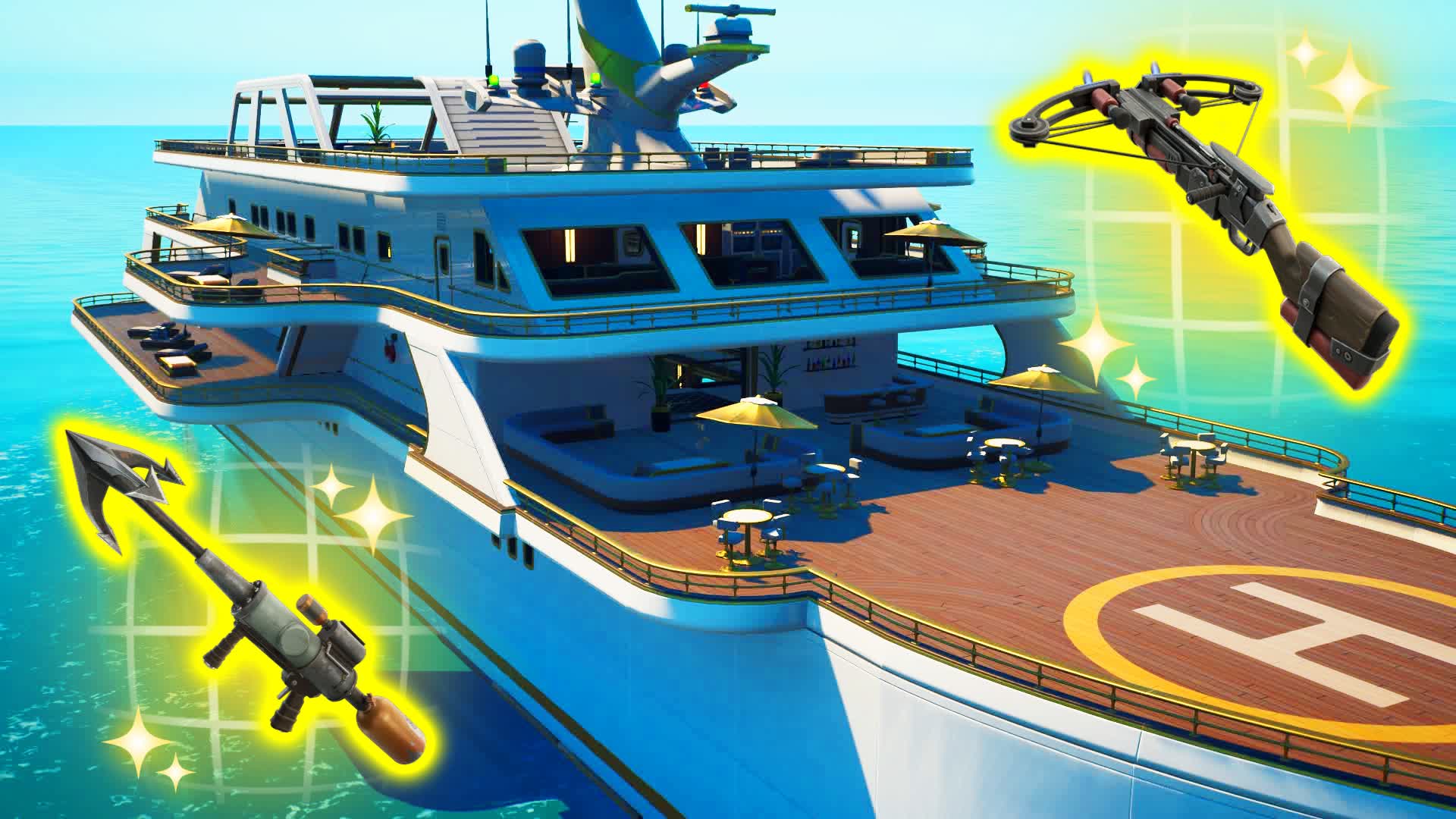 CRAZY YACHT GUN GAME🔫 FIRST PERSON 4014-2163-0999 by notnormann - Fortnite Creative Map Code ...
