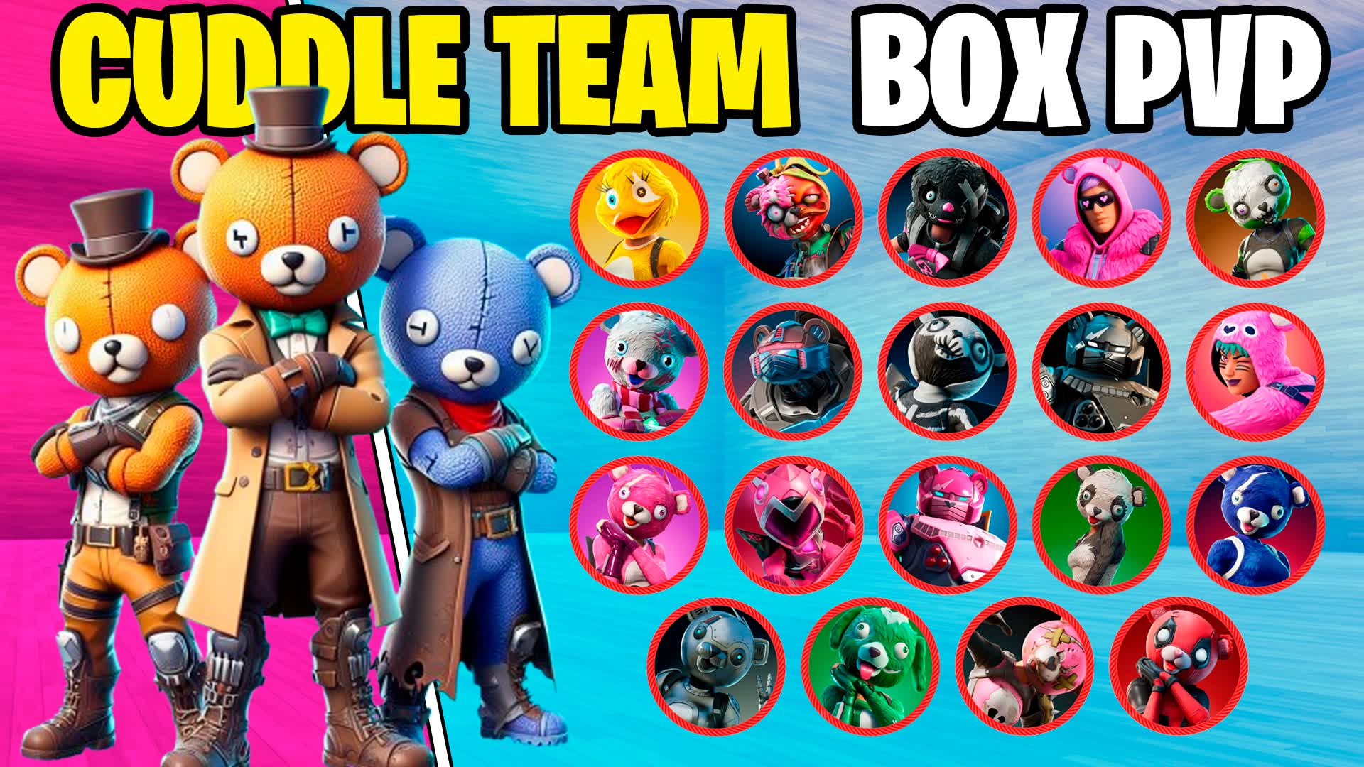 CUDDLETEAM BOX PVP 7656-7516-4765 by ebr - Fortnite Creative Map Code - Fortnite.GG