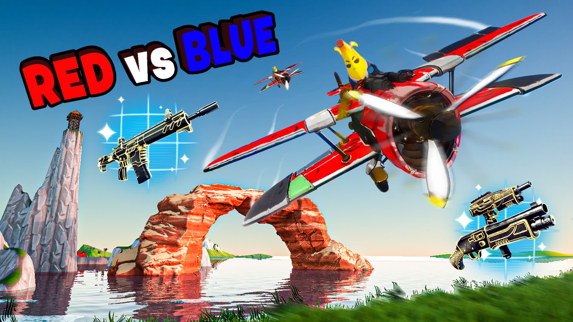 THE SKY BATTLE 8026-7723-0492 by killercode - Fortnite Creative Map Code - Fortnite.GG