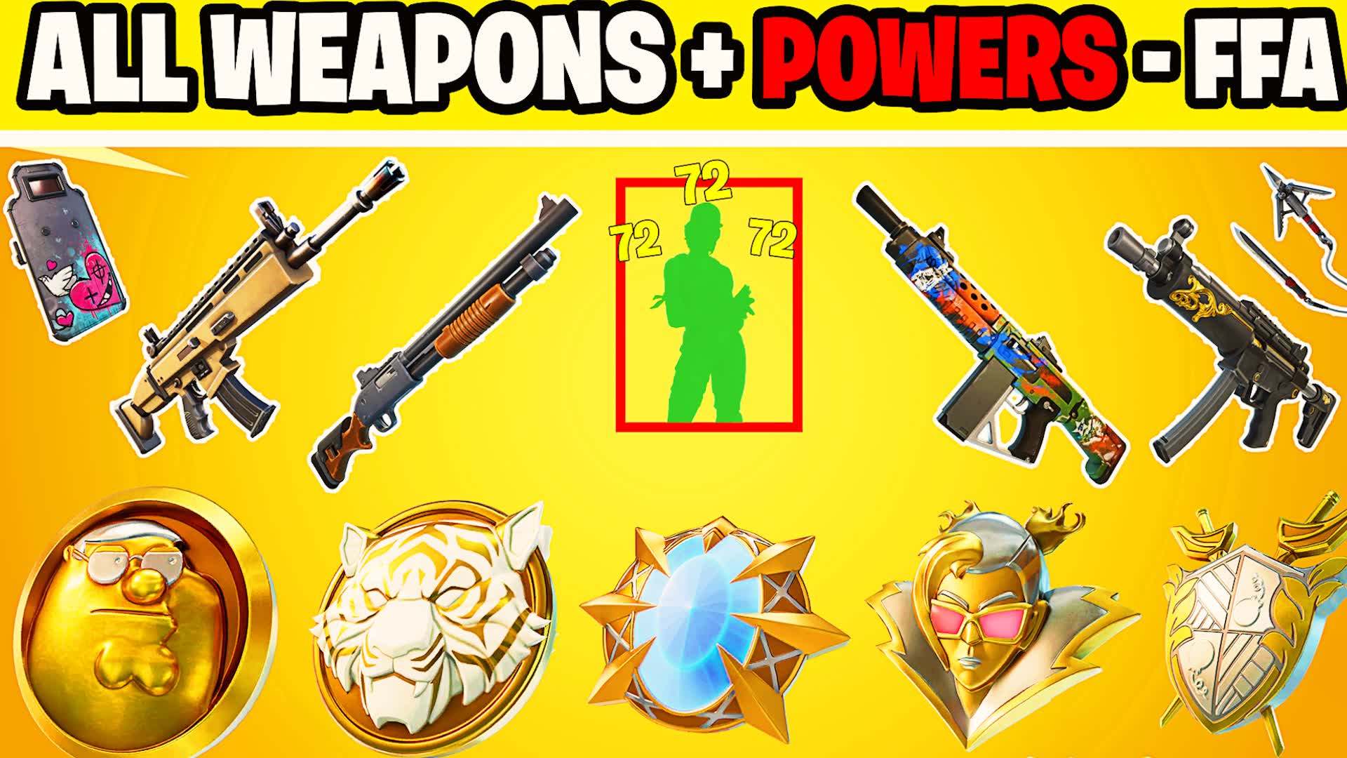 CHAPTER 5 WEAPONS FREE FOR ALL 8562-6479-3851 par backpackjnr - Fortnite
