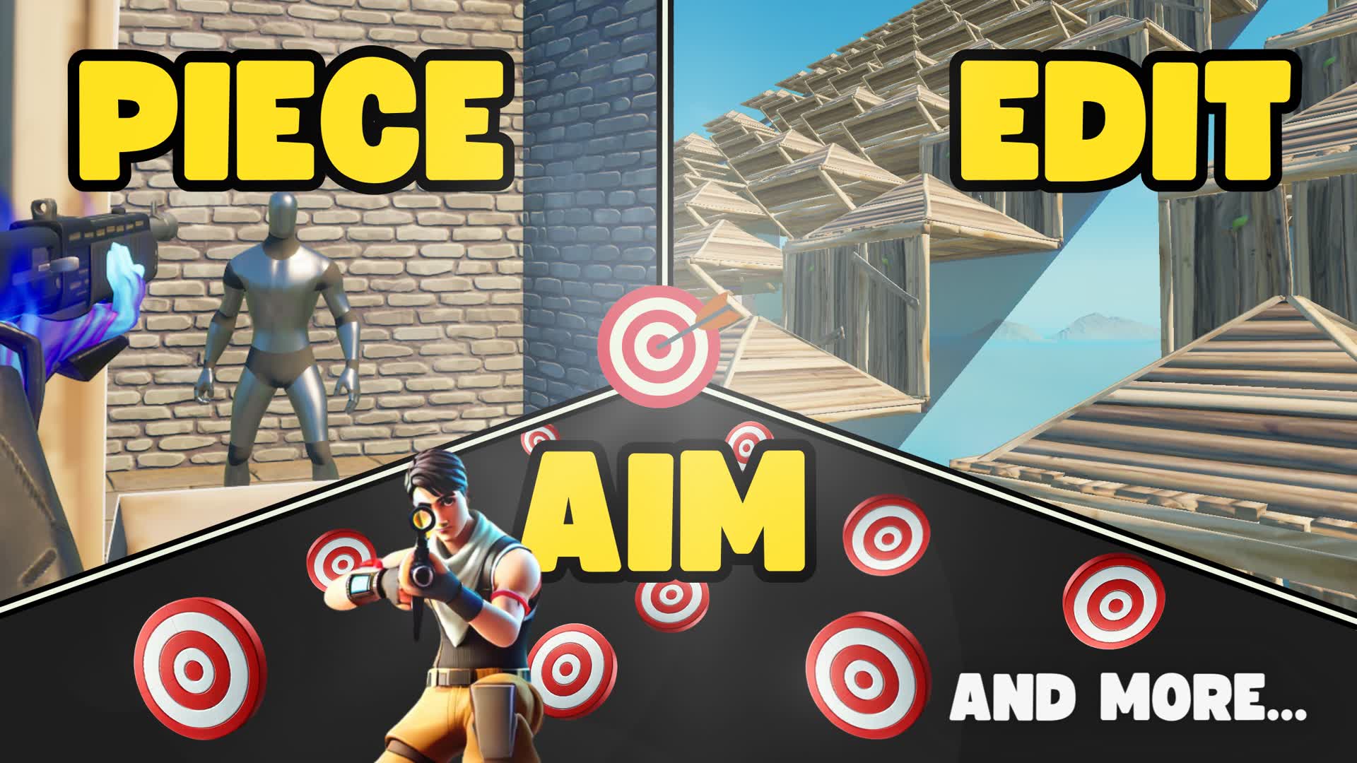 🎯Aim, Edit, Piece ++ 6471-4432-8602 by rechrie - Fortnite Creative Map Code - Fortnite.GG