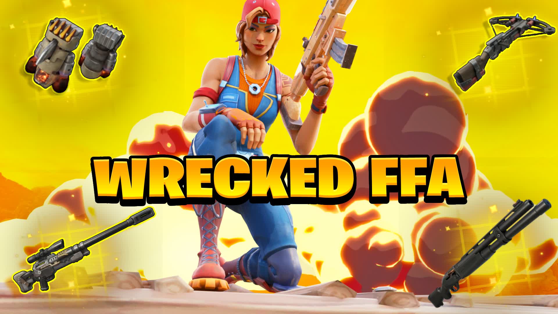 🏆WRECKED FFA🏆 7714-5715-7273 by aymann559 - Fortnite Creative Map Code ...