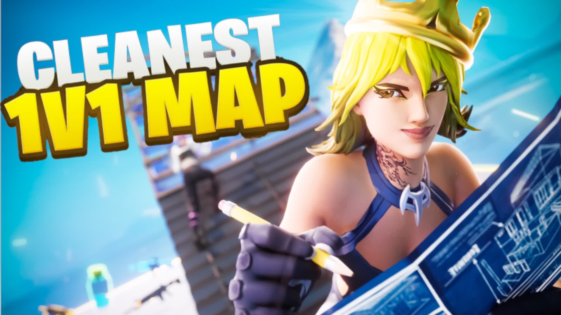 Clean 1v1 3599-3746-5319 by shaze - Fortnite Creative Map Code - Fortnite.GG
