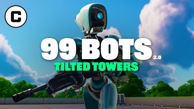 99 BOTS Tilted Towers - CH5S2 Bot Royale 9243-1146-1186 by cyniktg - Fortnite