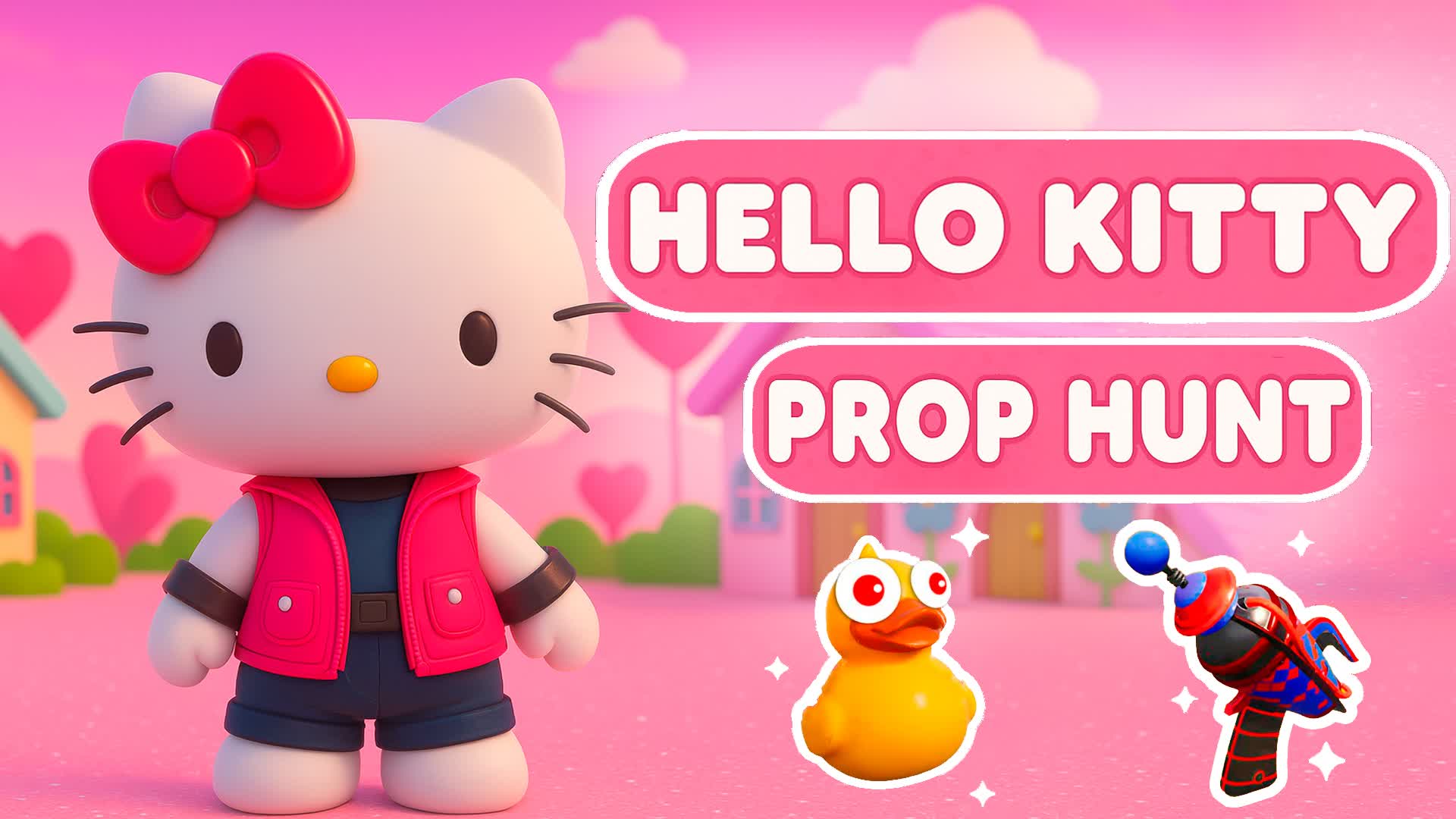 Hello Kitty Prop Hunt 💟 1112-1596-9812 by sakura_maps - Fortnite ...