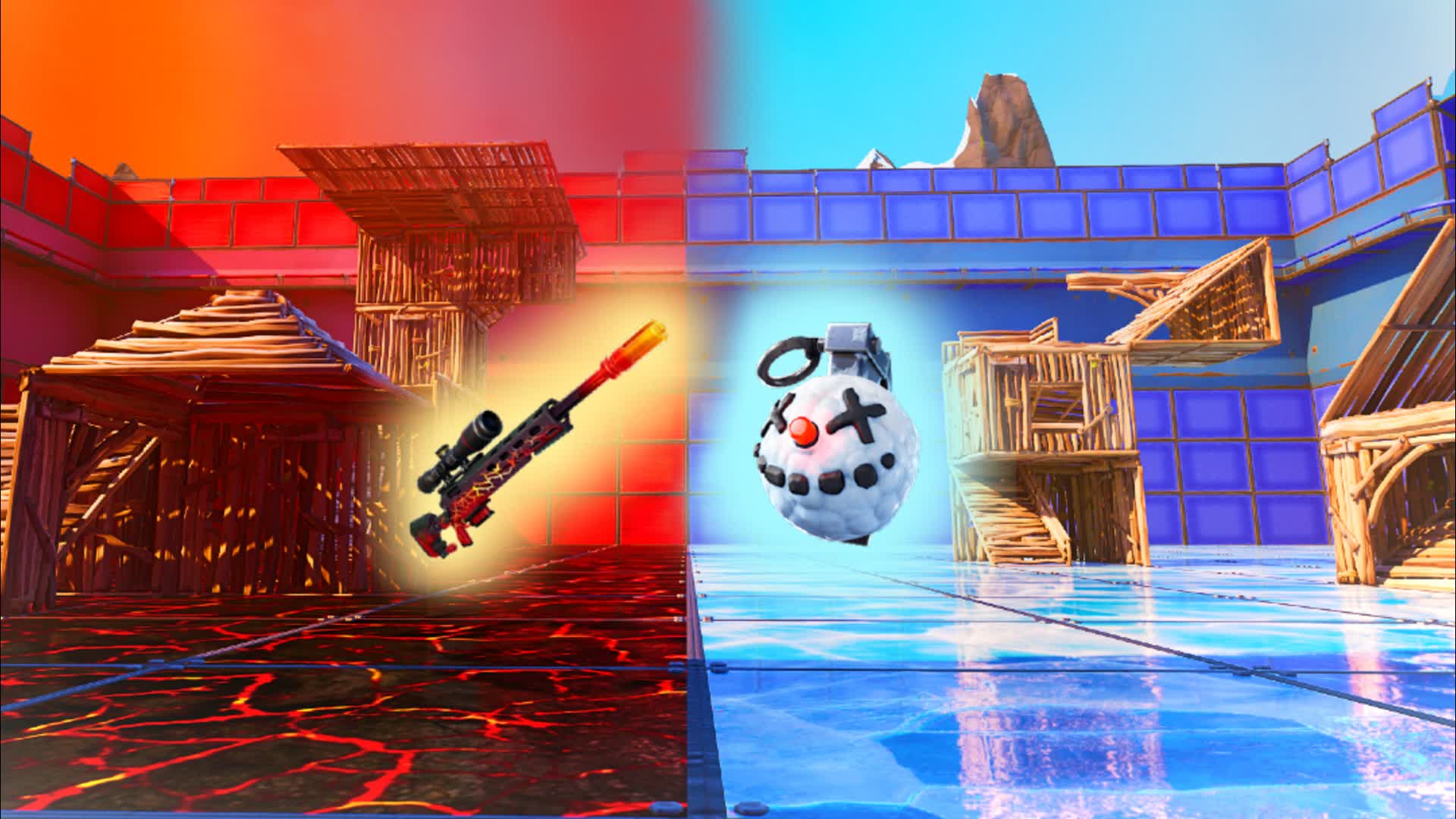 🔥HEAT | RED VS BLUE 🔴🔵 5409-0576-6629 by stinkyrodent - Fortnite ...