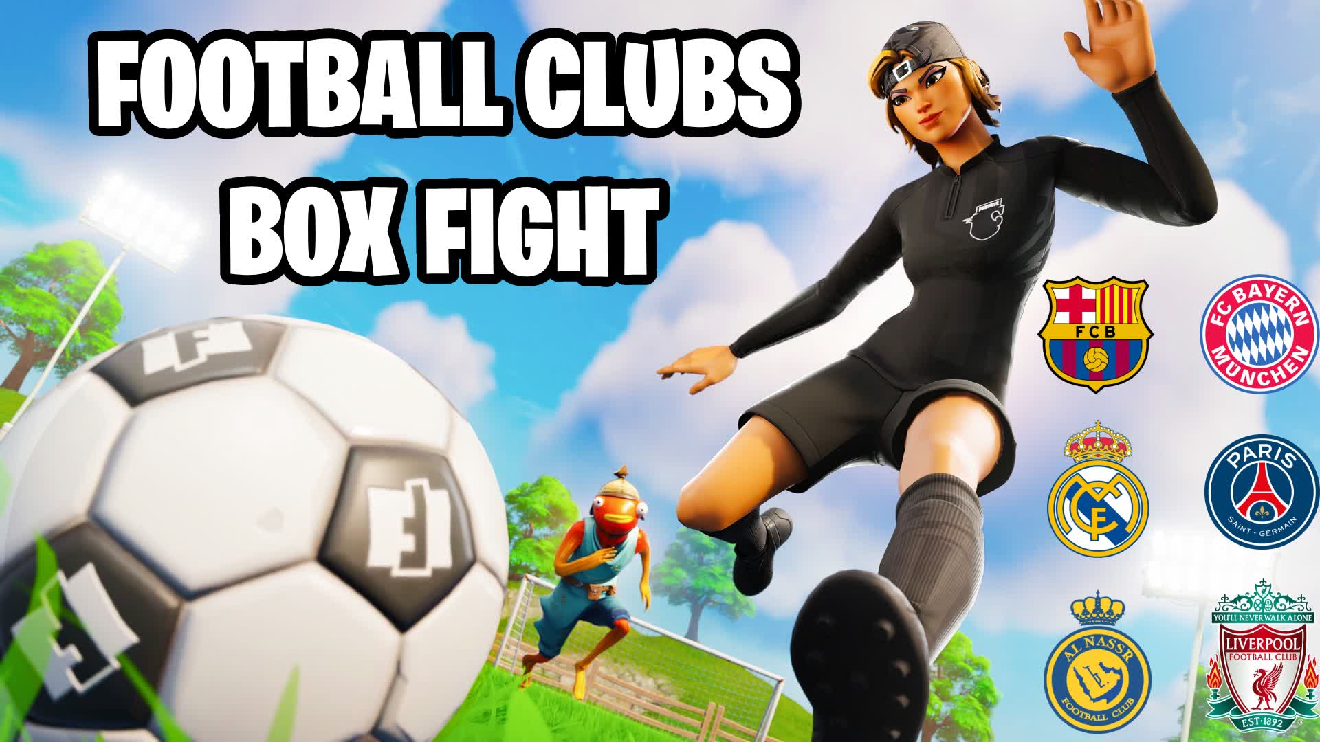 FOOTBALL CLUBS BOX FIGHT 0088-1691-9428 by muath - Fortnite