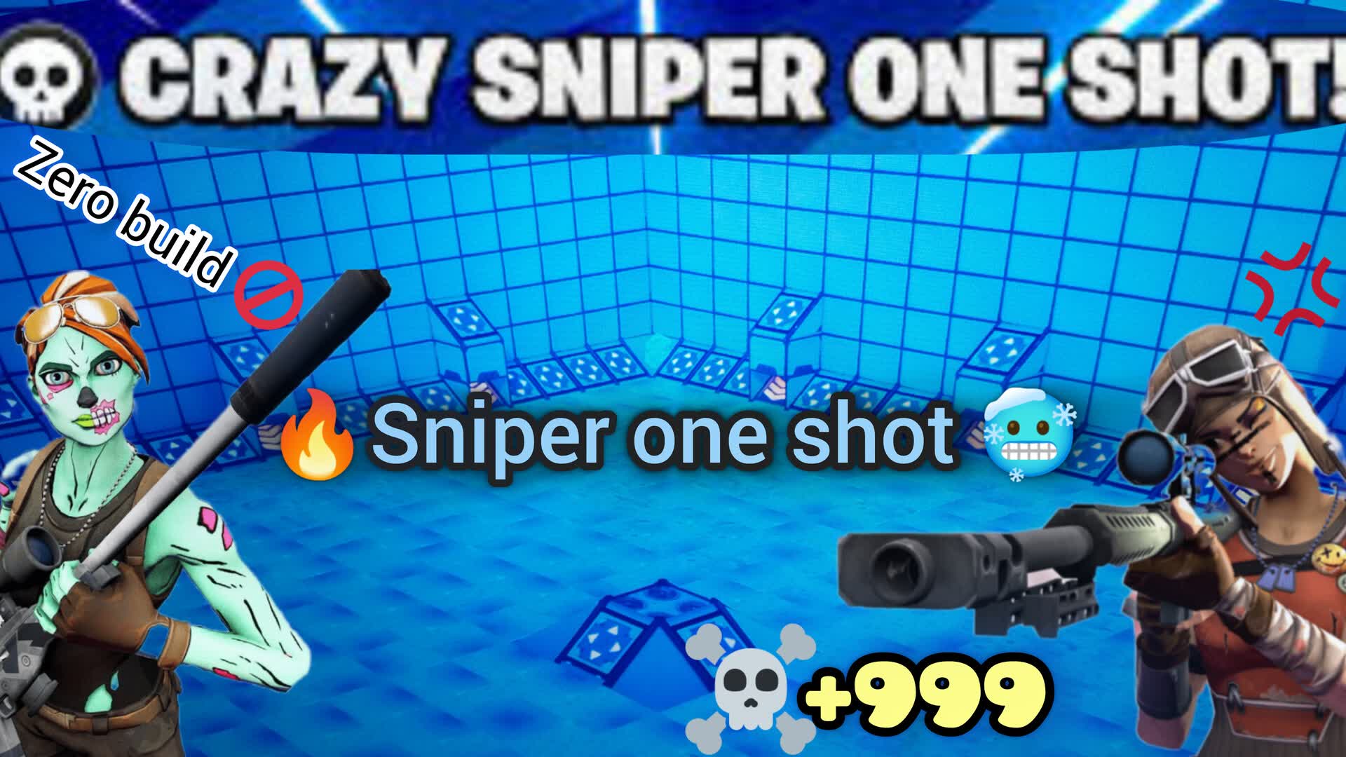 💥Snipers one shoot🔥🎮 3028-0608-6558 by idab - Fortnite Creative Map ...