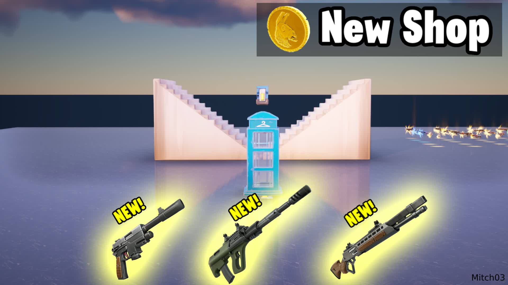 Mitch's 1v1 Map (New Store) 6065-7564-2971 by mitch03 - Fortnite ...