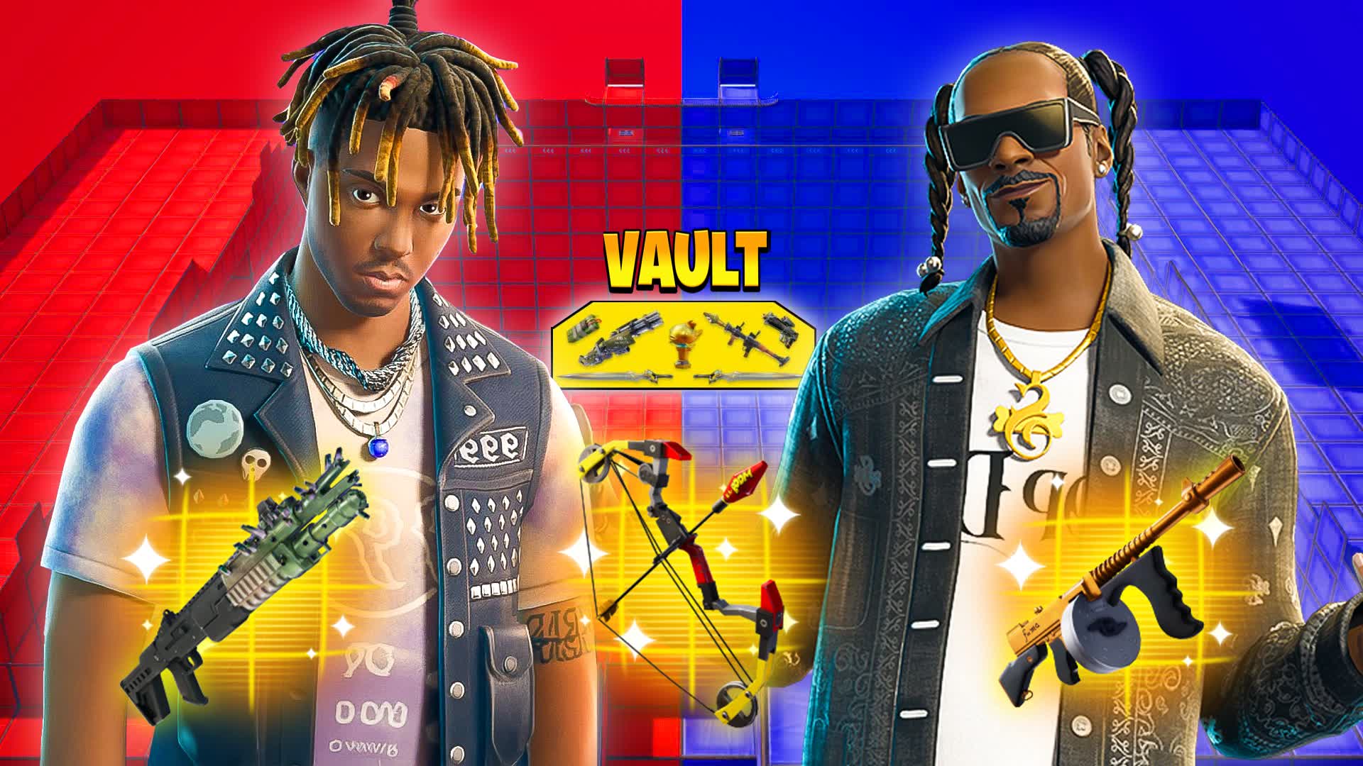 JUICE WRLD RED VS BLUE 🔴🔵 1624-7411-7346 by mightymoo - Fortnite ...